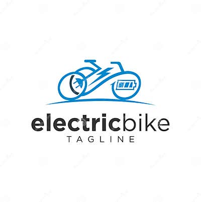 Electric Bike Logo Design Vector Stock Illustration . Bike Tech Logo ...