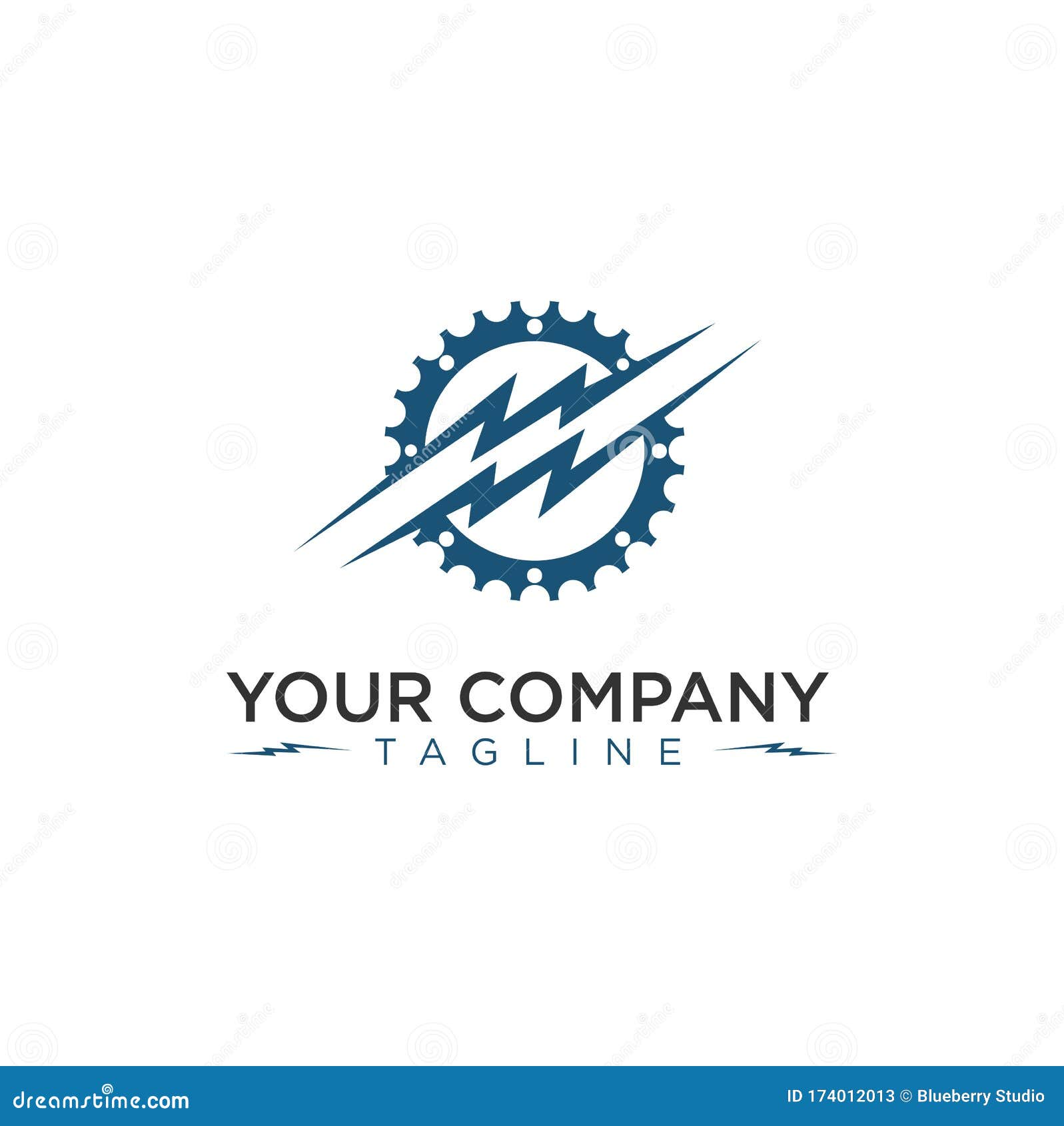 Electric Bike Logo Design Vector Stock Illustration . Bike Tech Logo ...