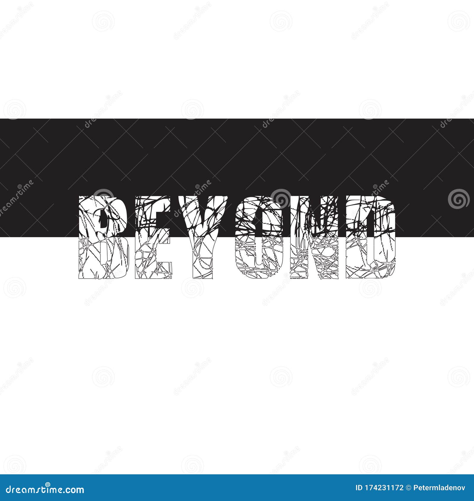 BEYOND - Vector Illustration Design for Banner, Stamp, T Shirt Graphics ...