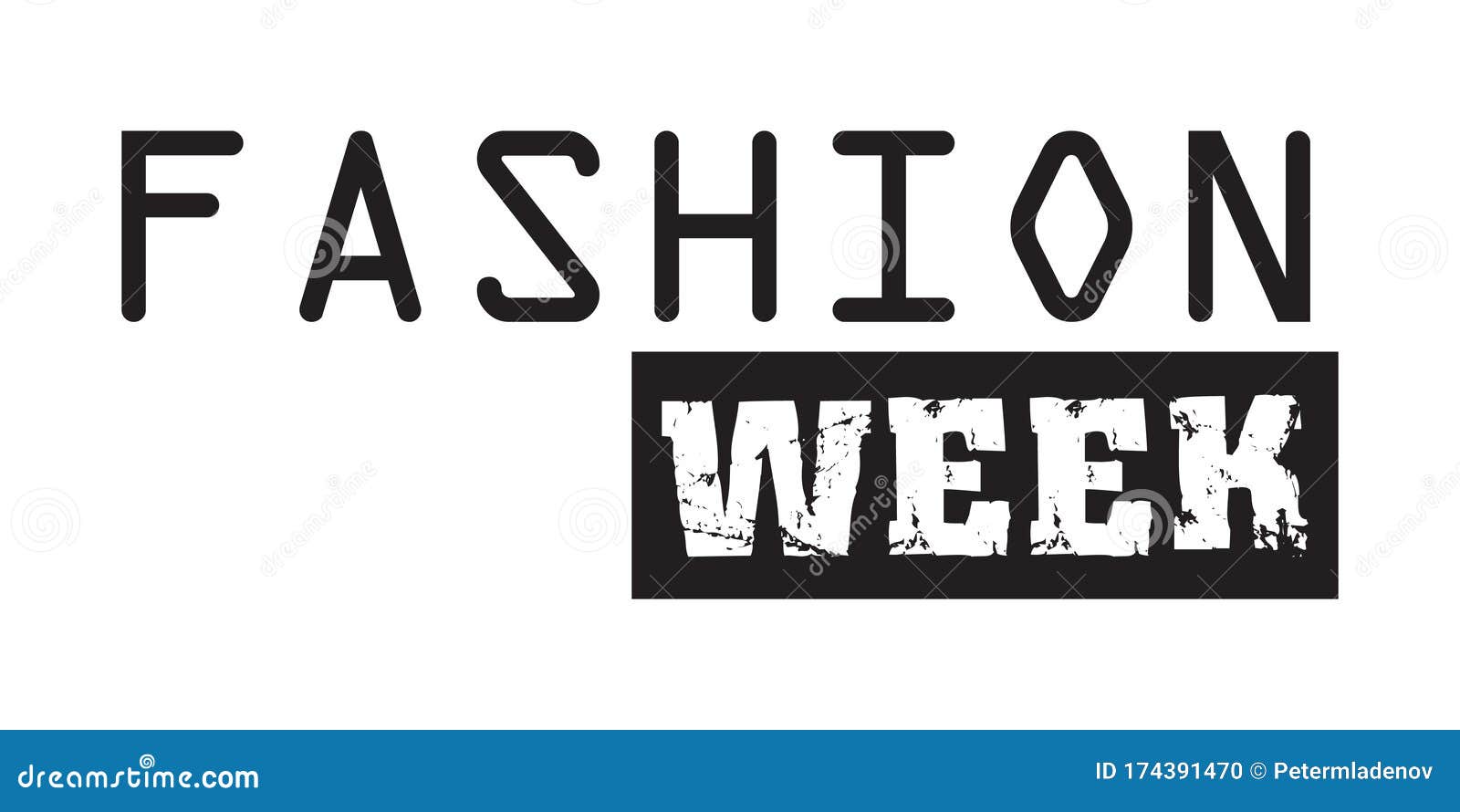 Fashion Week - Vector Illustration Design for Banner, T Shirt Graphics ...