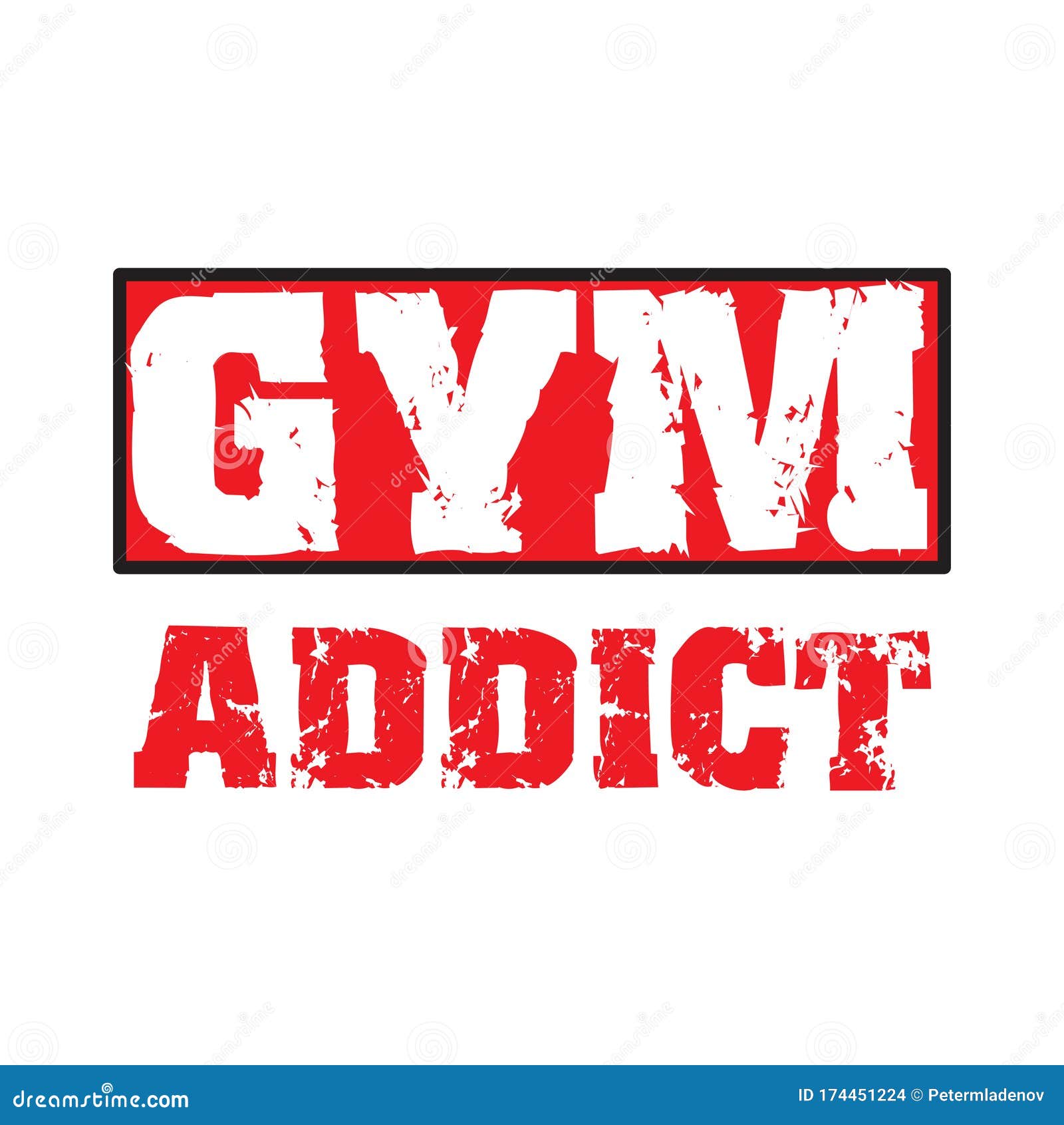 Dog Addict. Vector Handwritten Lettering | CartoonDealer.com #133591773