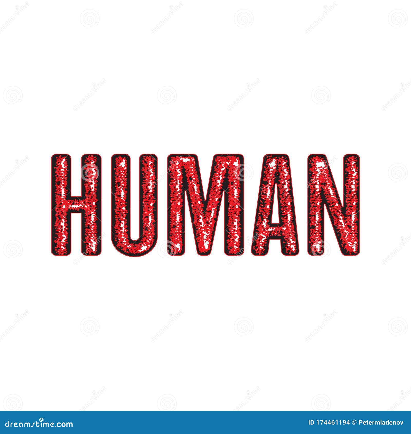 Human - Vector Illustration Design for Banner, T Shirt Graphics ...
