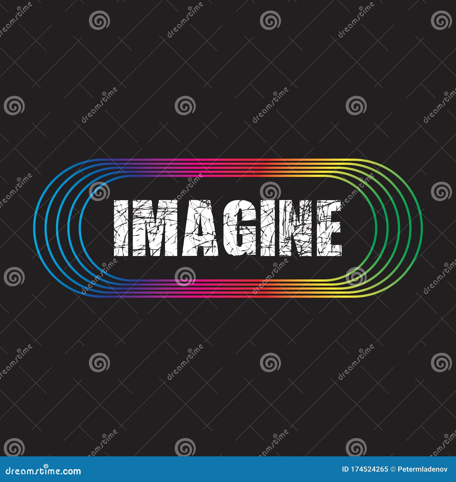 IMAGINE - Vector Illustration Design for Banner, T Shirt Graphics ...
