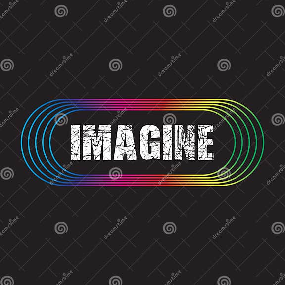 IMAGINE - Vector Illustration Design for Banner, T Shirt Graphics ...