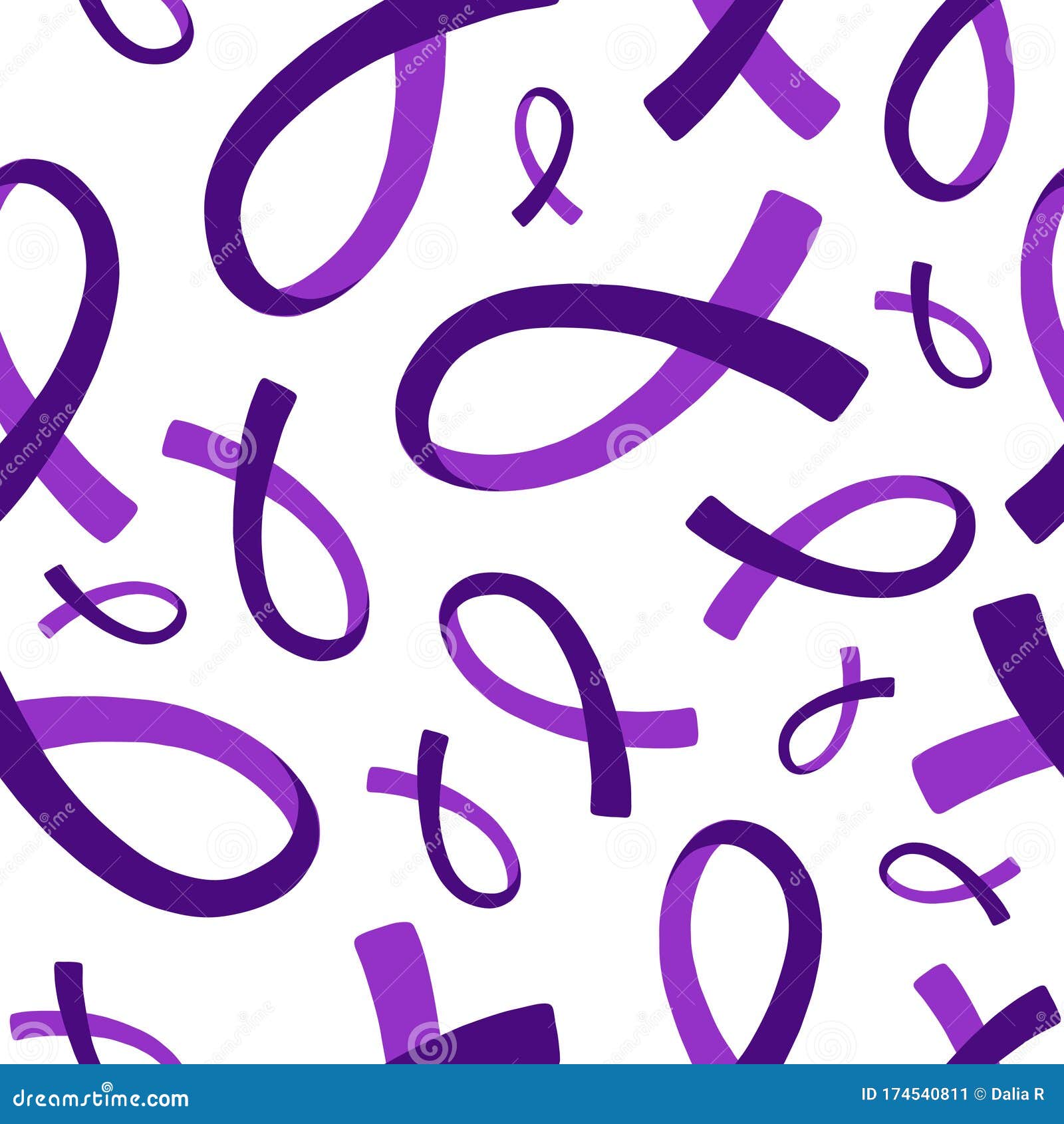 The Background is a Purple Ribbon Symbol for Epilepsy Day. Stock ...