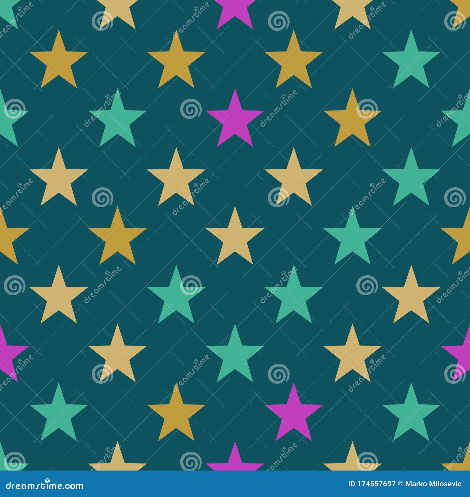 Geometric Pattern with Stars. Abstract Seamless Stars Background Stock ...