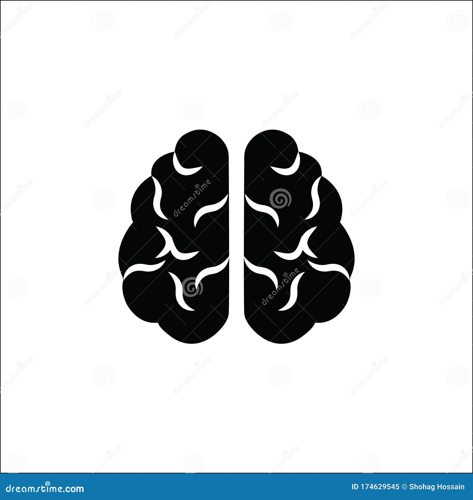 Brain Icon. Neuroscience Icon. Stock Vector - Illustration of ...