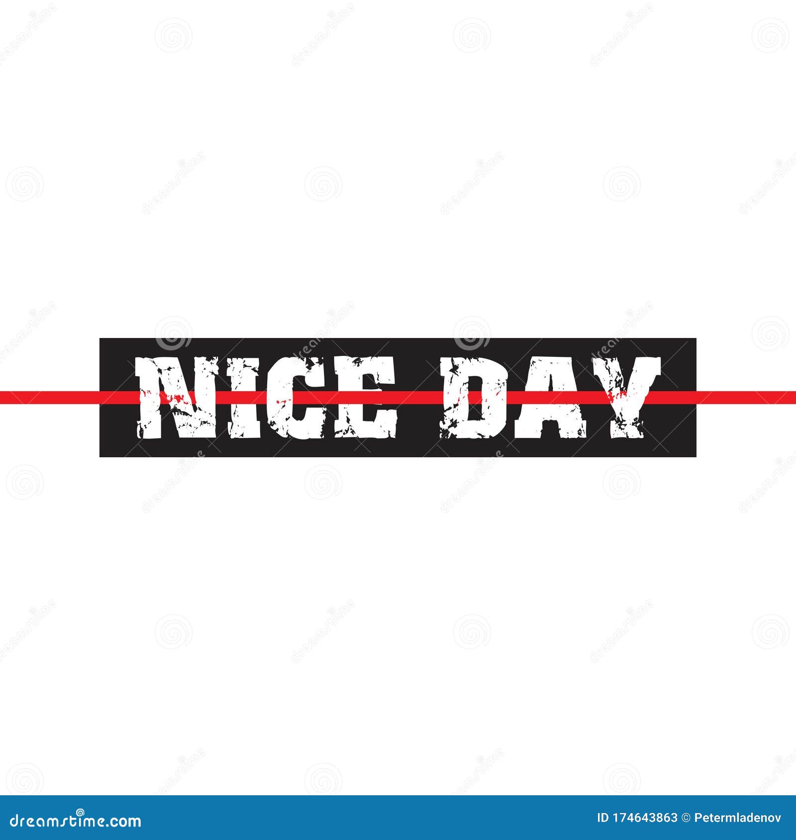 Nice Day - Vector Illustration Design for Banner, T Shirt Graphics ...