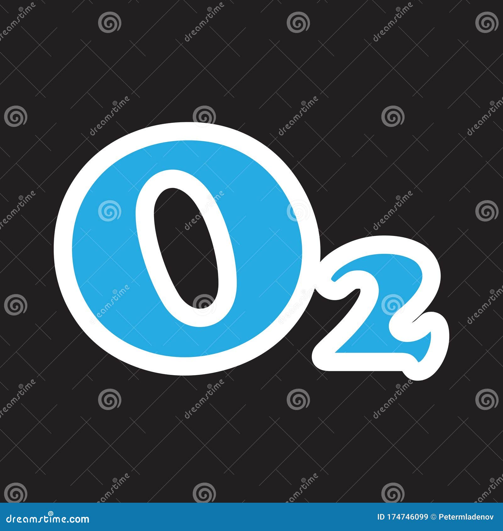O2 - Vector Illustration Design for Poster, Textile, Banner, T Shirt ...