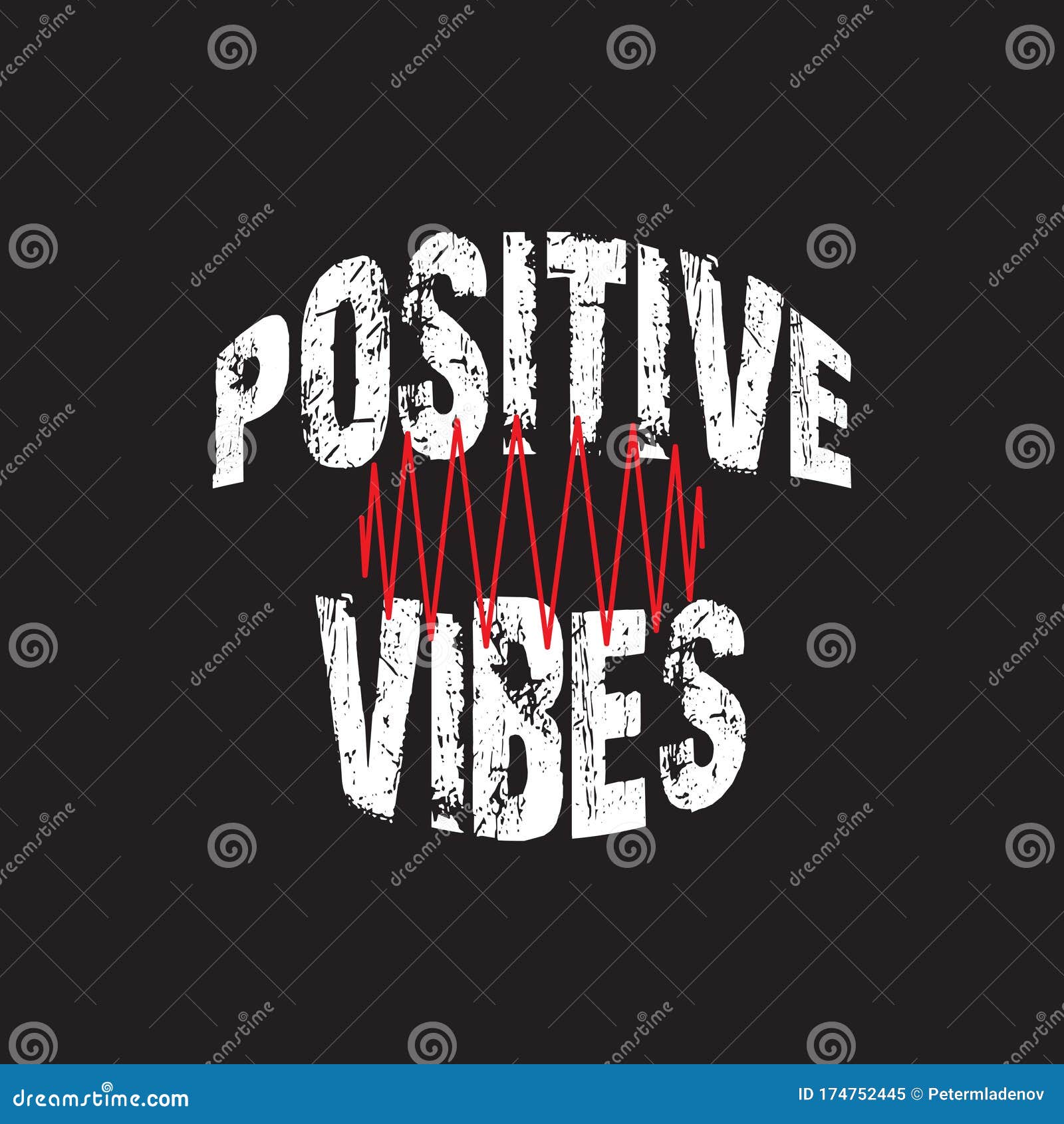 Positive Vibes - Vector Illustration Design for Banner, T-shirt ...
