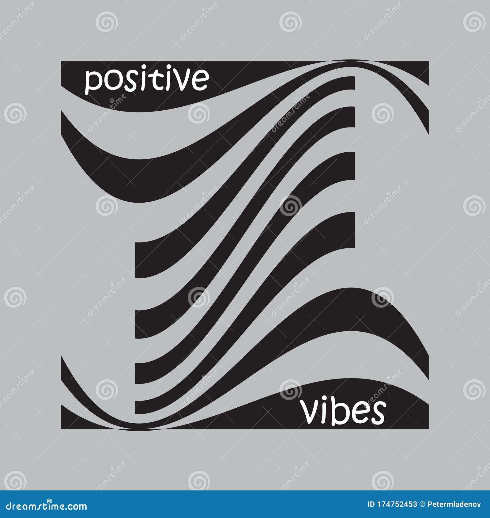 Positive Vibes - Vector Illustration Design for Banner, T Shirt ...