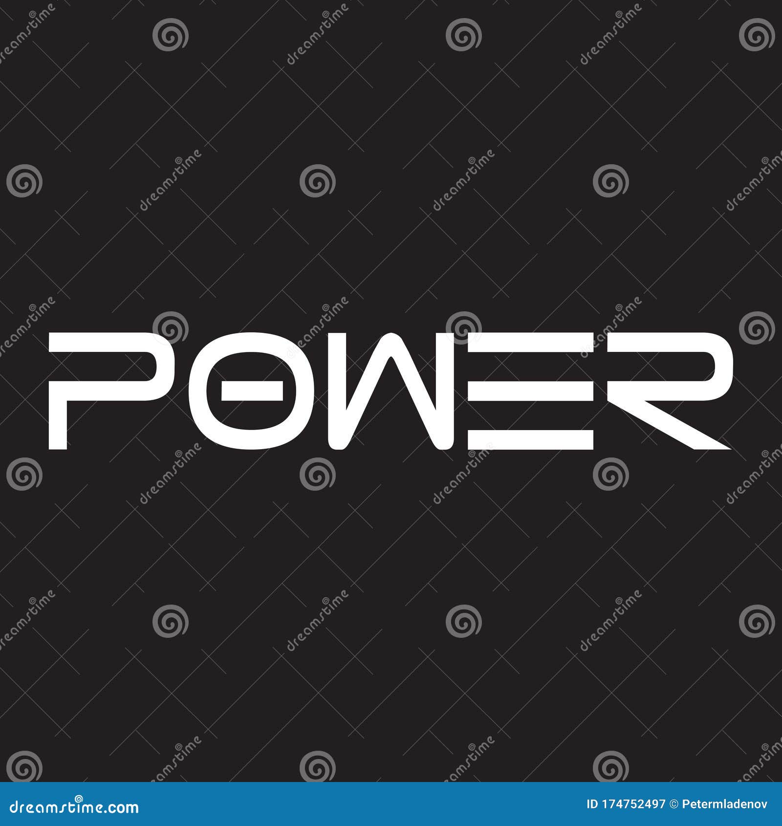 Power - Vector Illustration Design for Banner, T Shirt Graphics ...