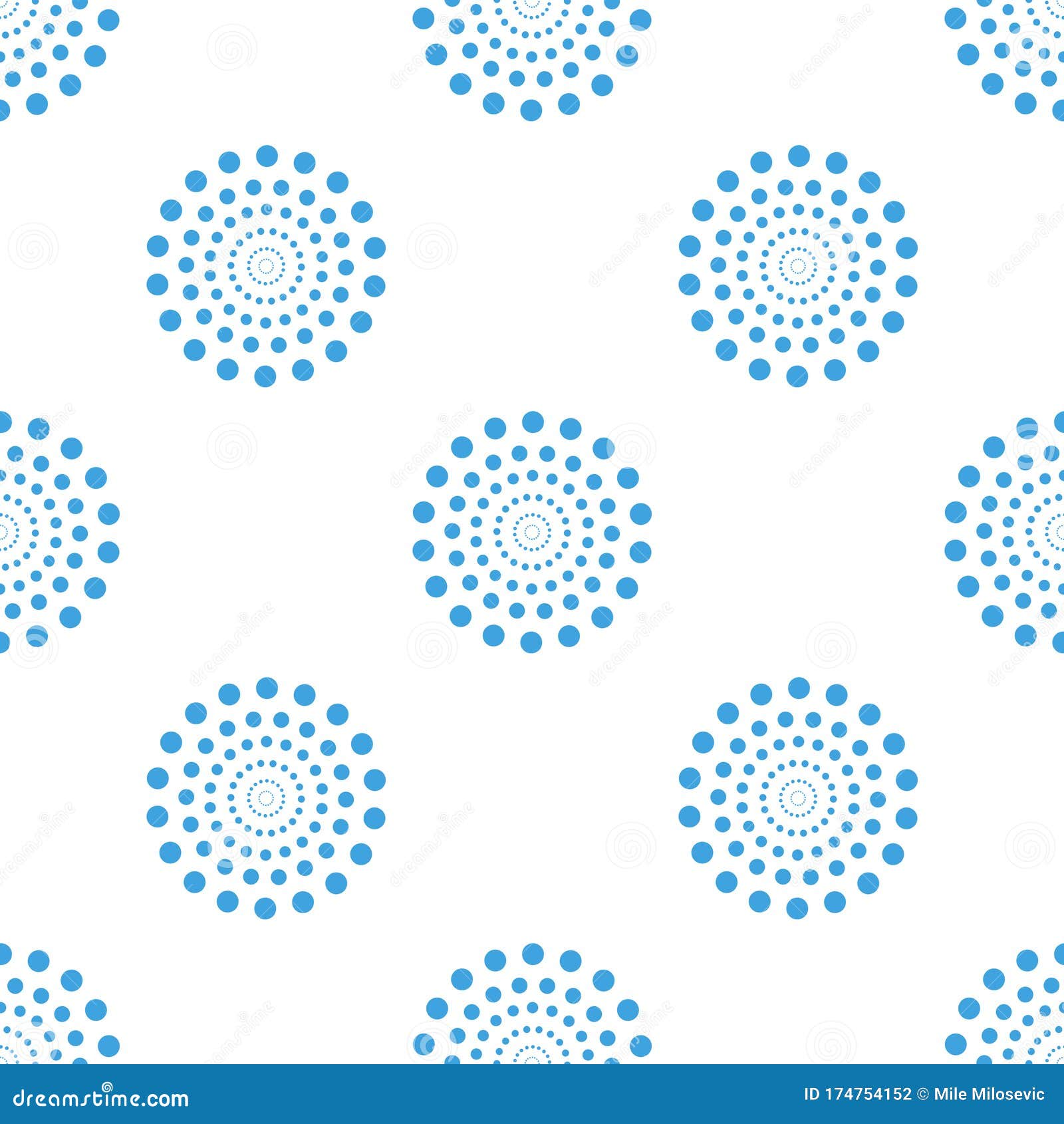Abstract Dotted Circles. Dots in Circular Form. Circles and Dots ...