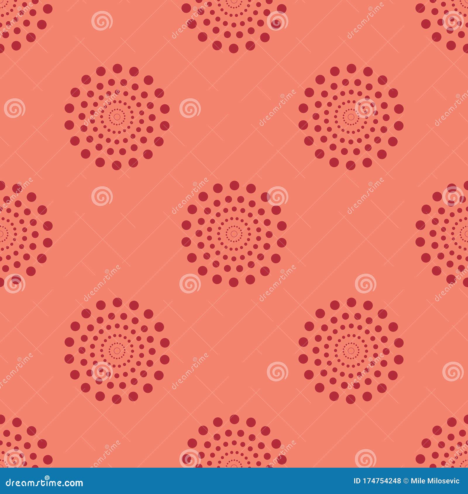 Abstract Dotted Circles. Dots in Circular Form. Circles and Dots ...