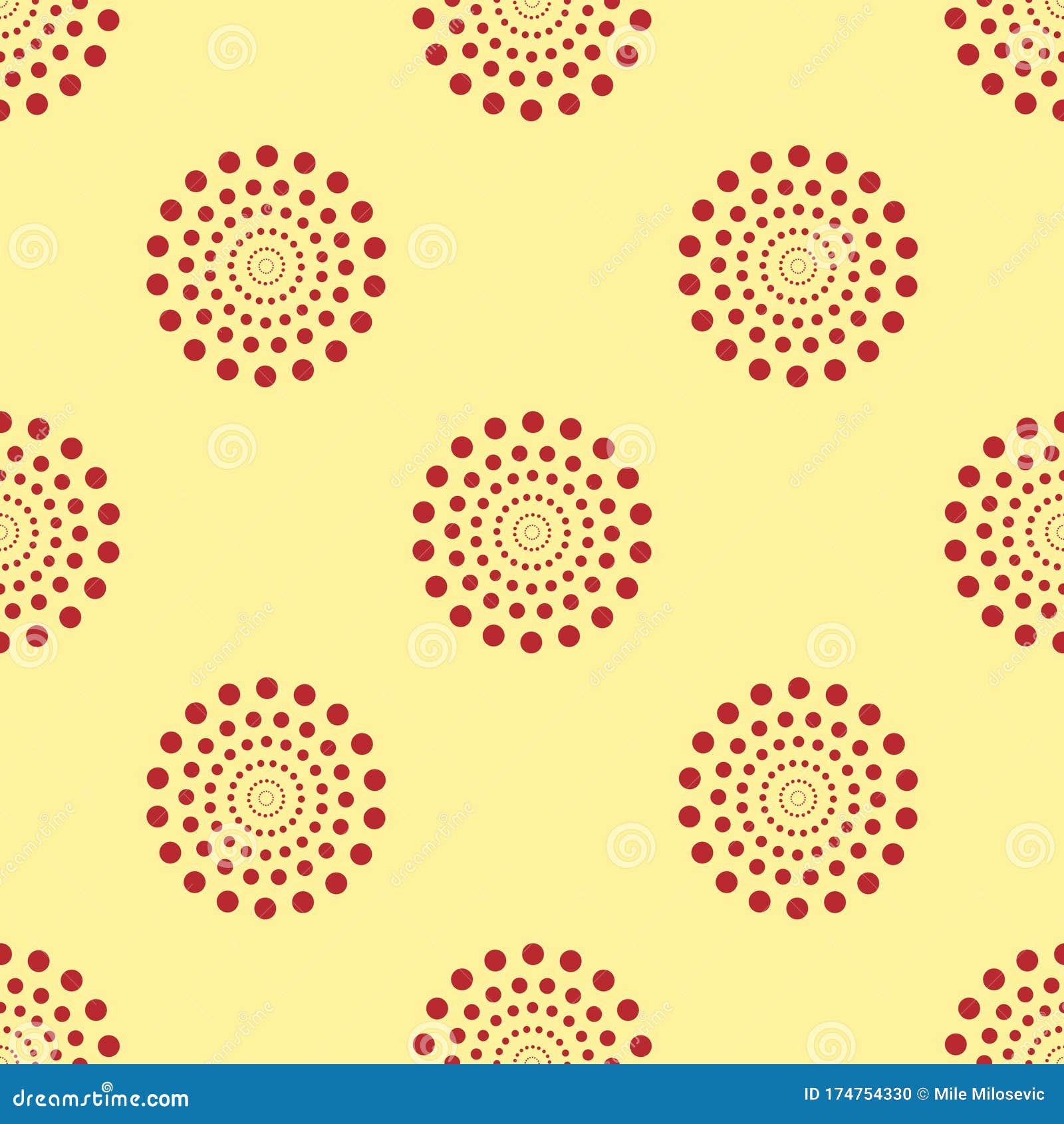 Abstract Dotted Circles. Dots in Circular Form. Circles and Dots ...