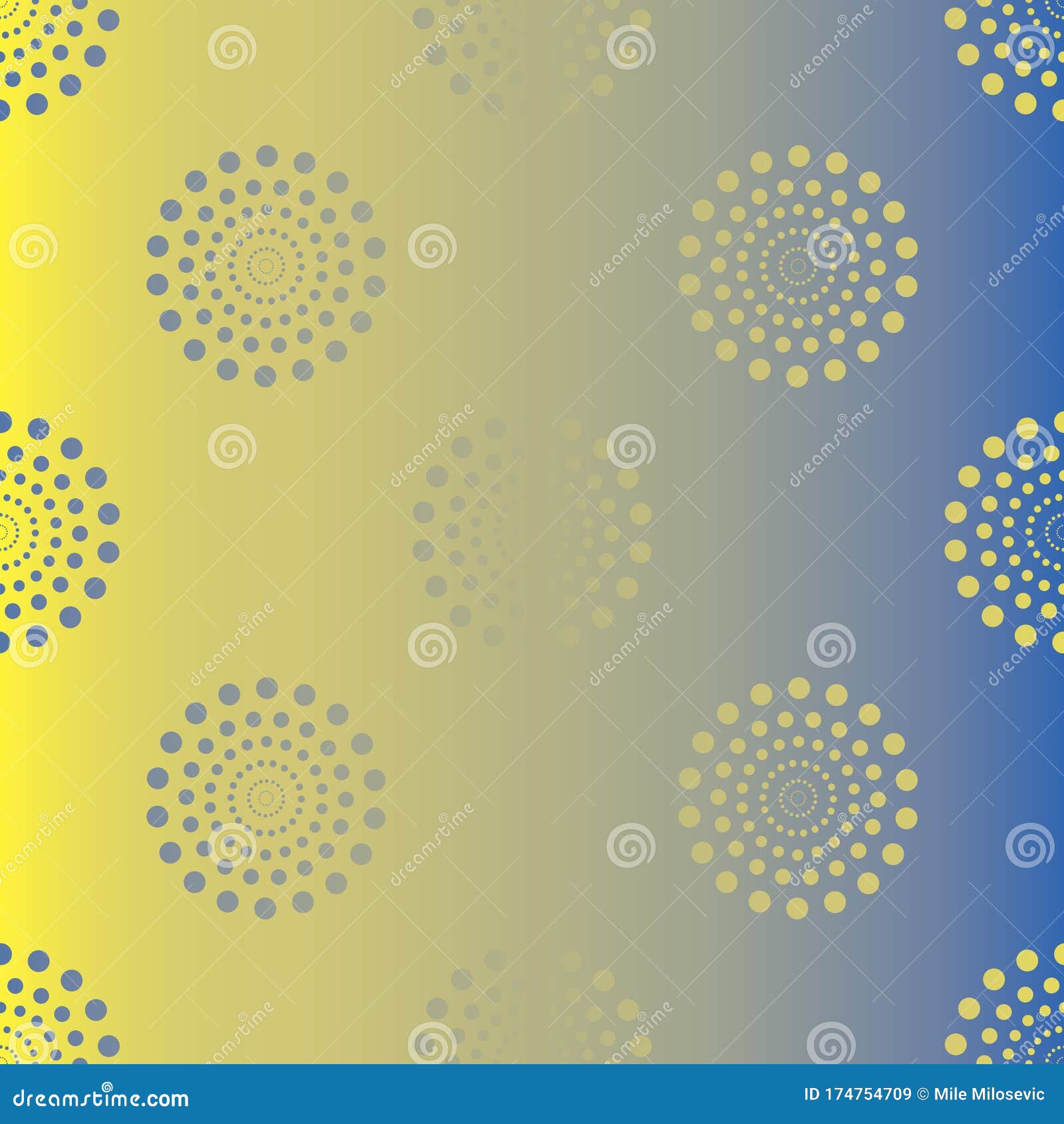 Abstract Dotted Circles. Dots in Circular Form. Circles and Dots ...