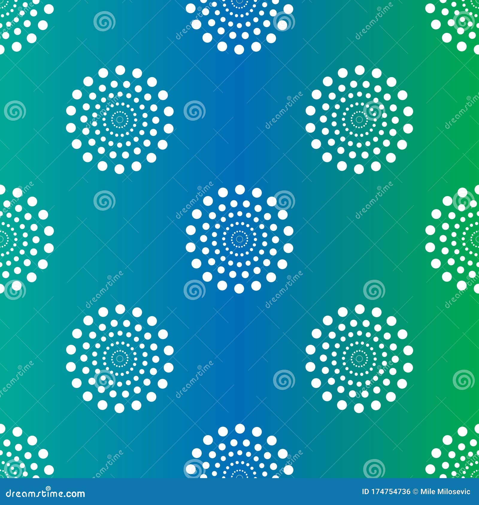 Abstract Dotted Circles. Dots in Circular Form. Circles and Dots ...