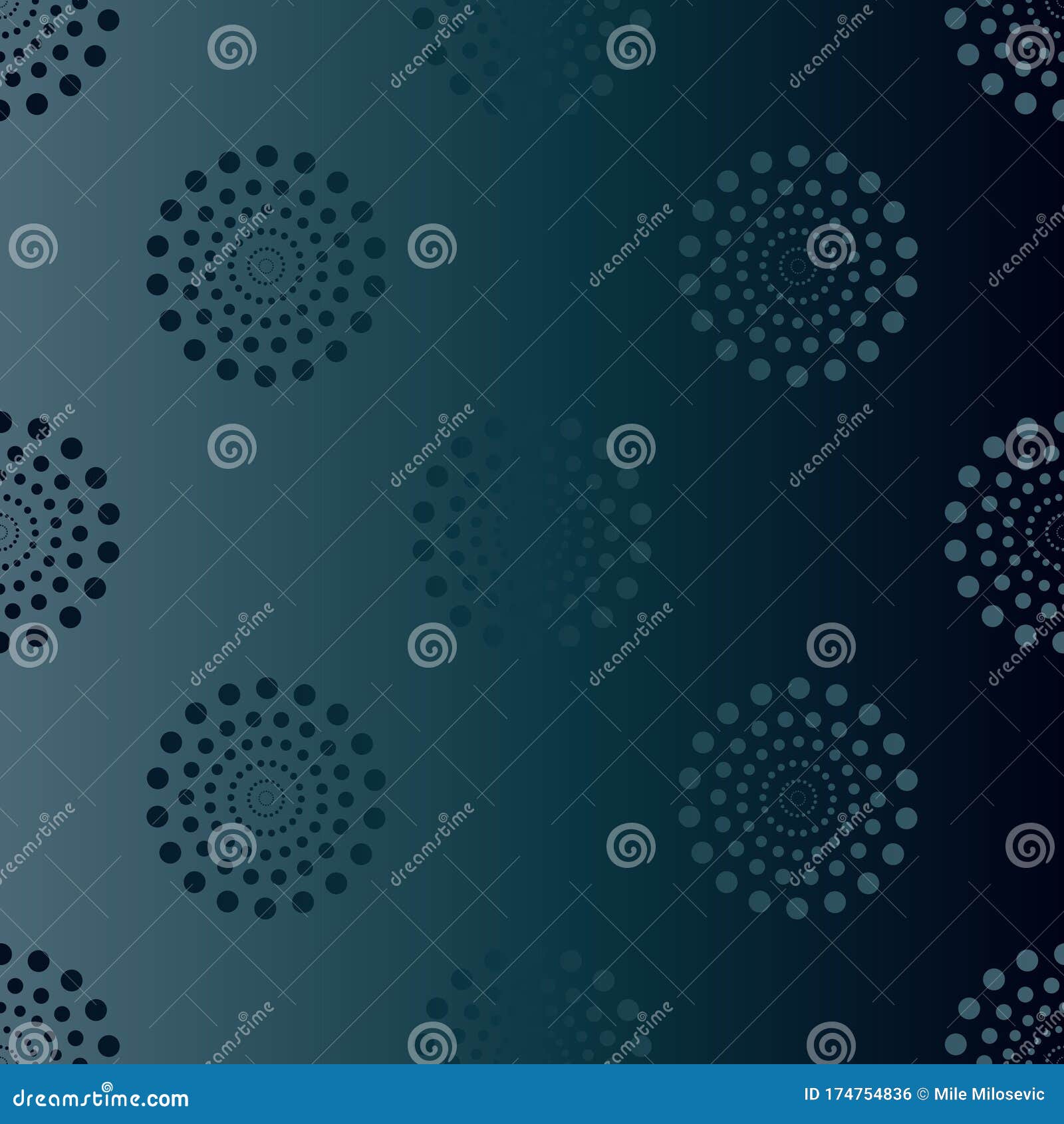 Abstract Dotted Circles. Dots in Circular Form. Circles and Dots ...