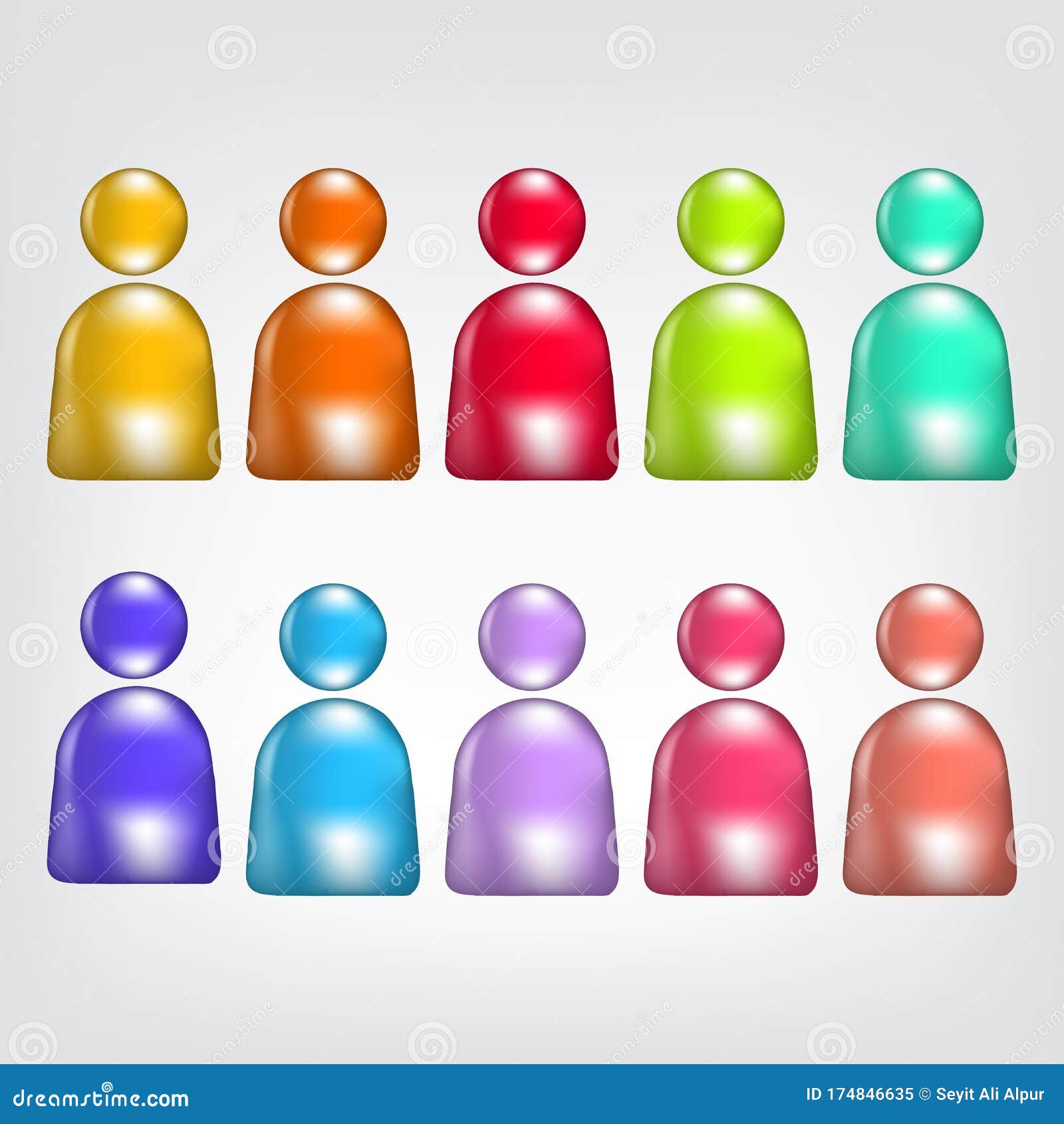 Human icon stock illustration. Illustration of manager - 174846635