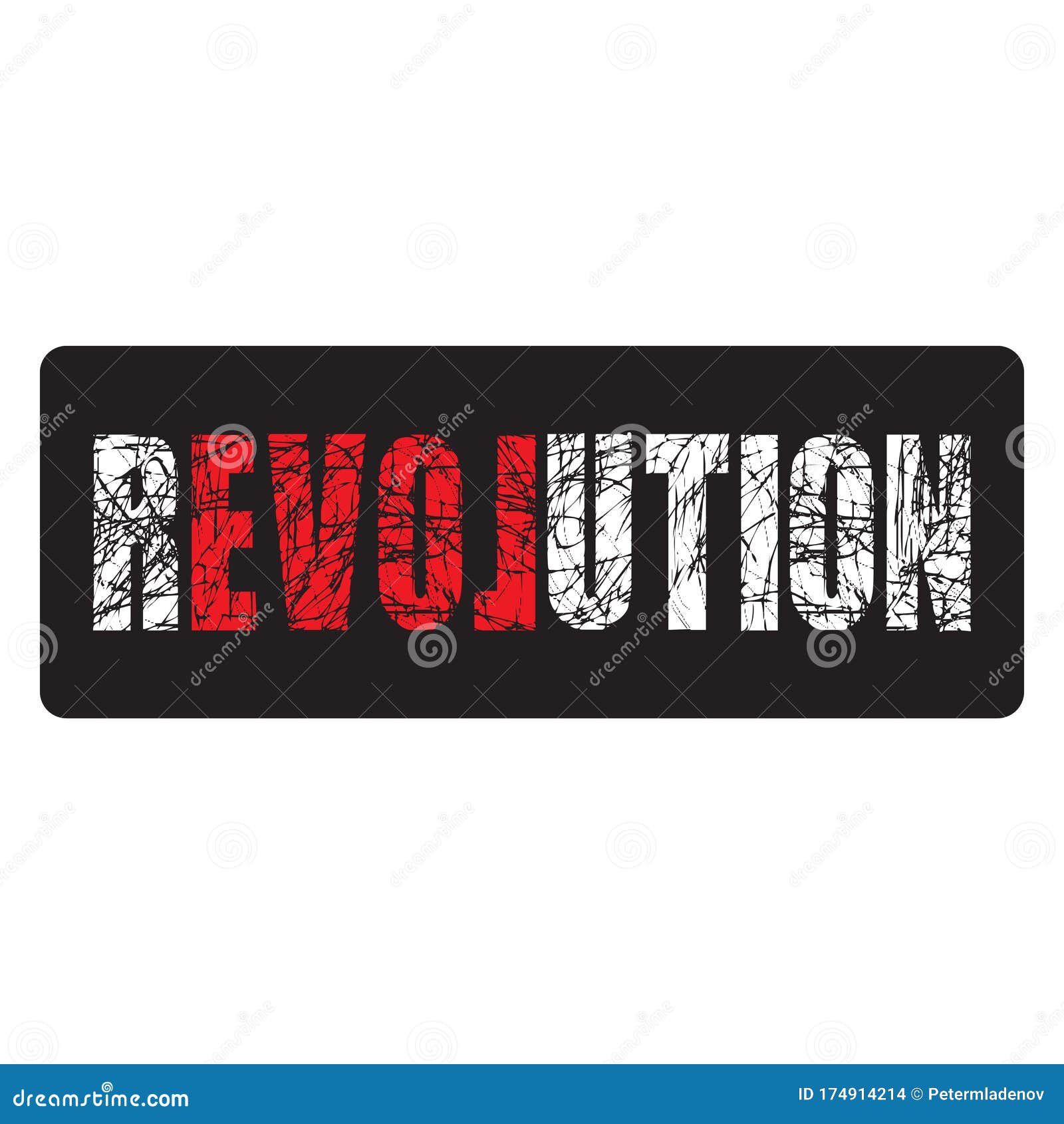 Revolution - Vector Illustration Design for Banner, T-shirt Graphics ...