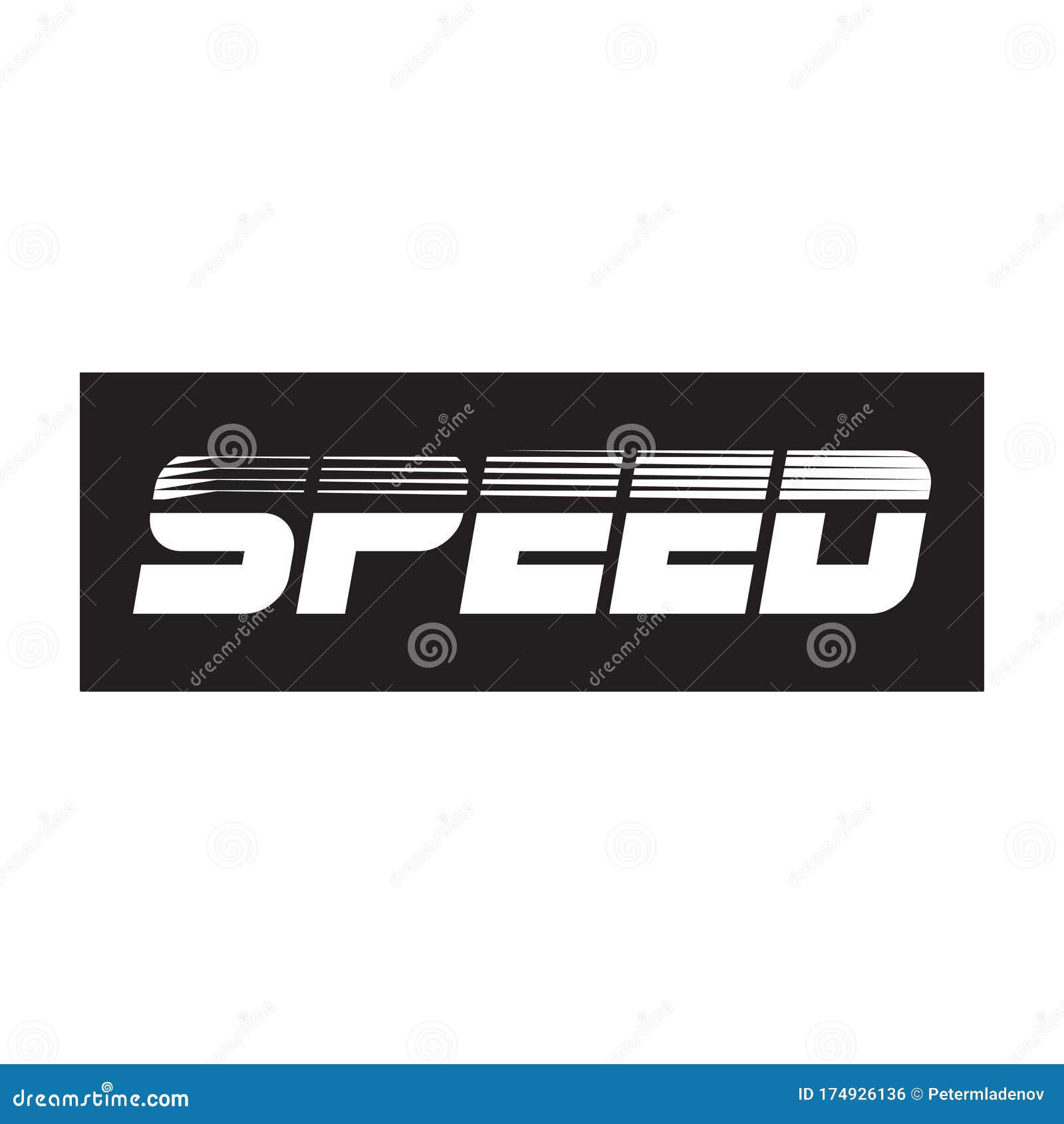 Speed - Vector Illustration Design for Banner, T-shirt Graphics ...