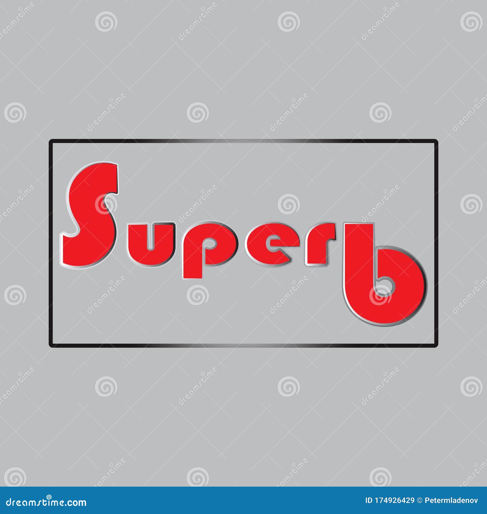 Superb - Vector Illustration Design for Banner, T Shirt Graphics ...