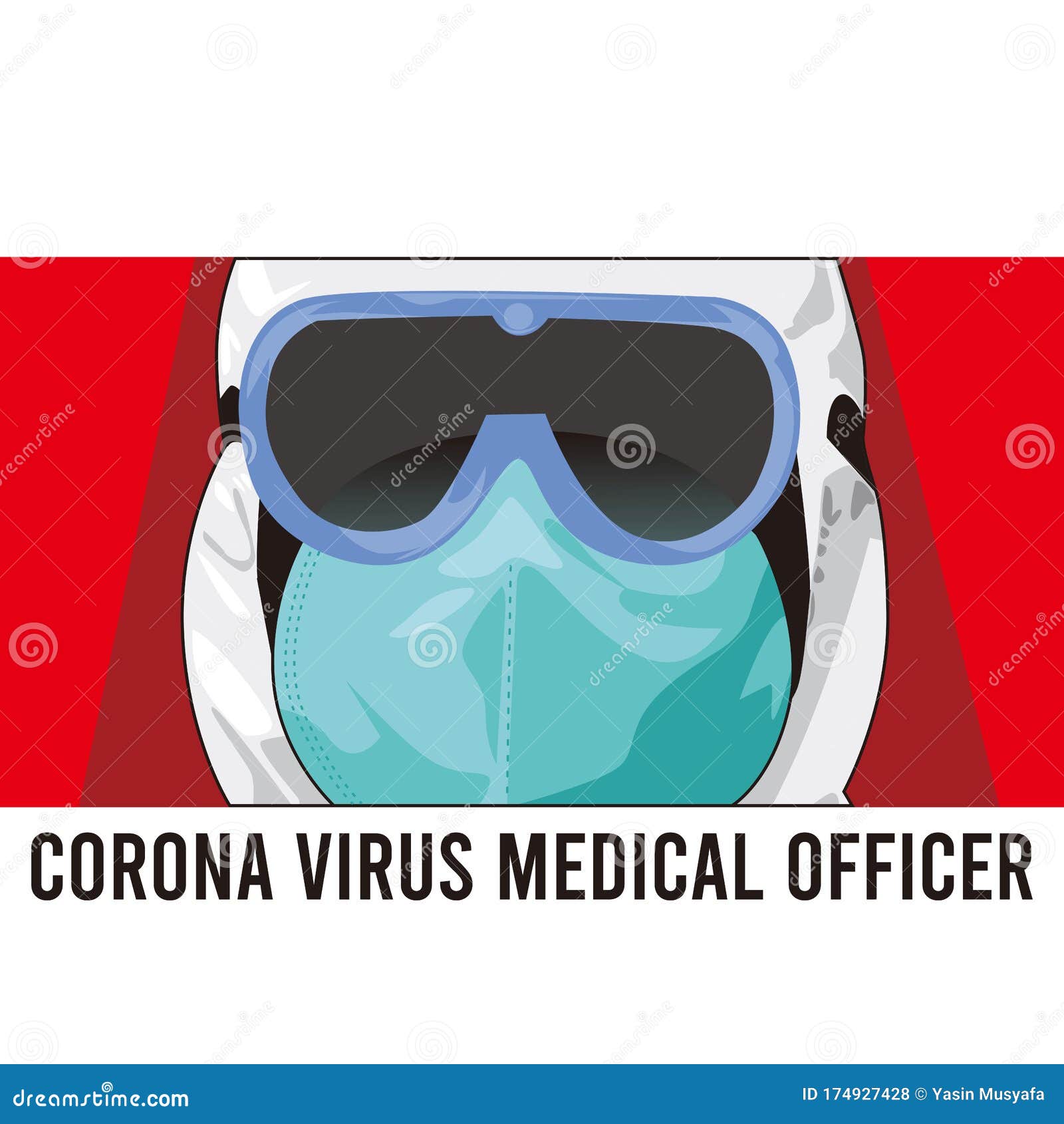 Medical Officer, Corona Virus Medical Officer, Medical Officer Vector ...