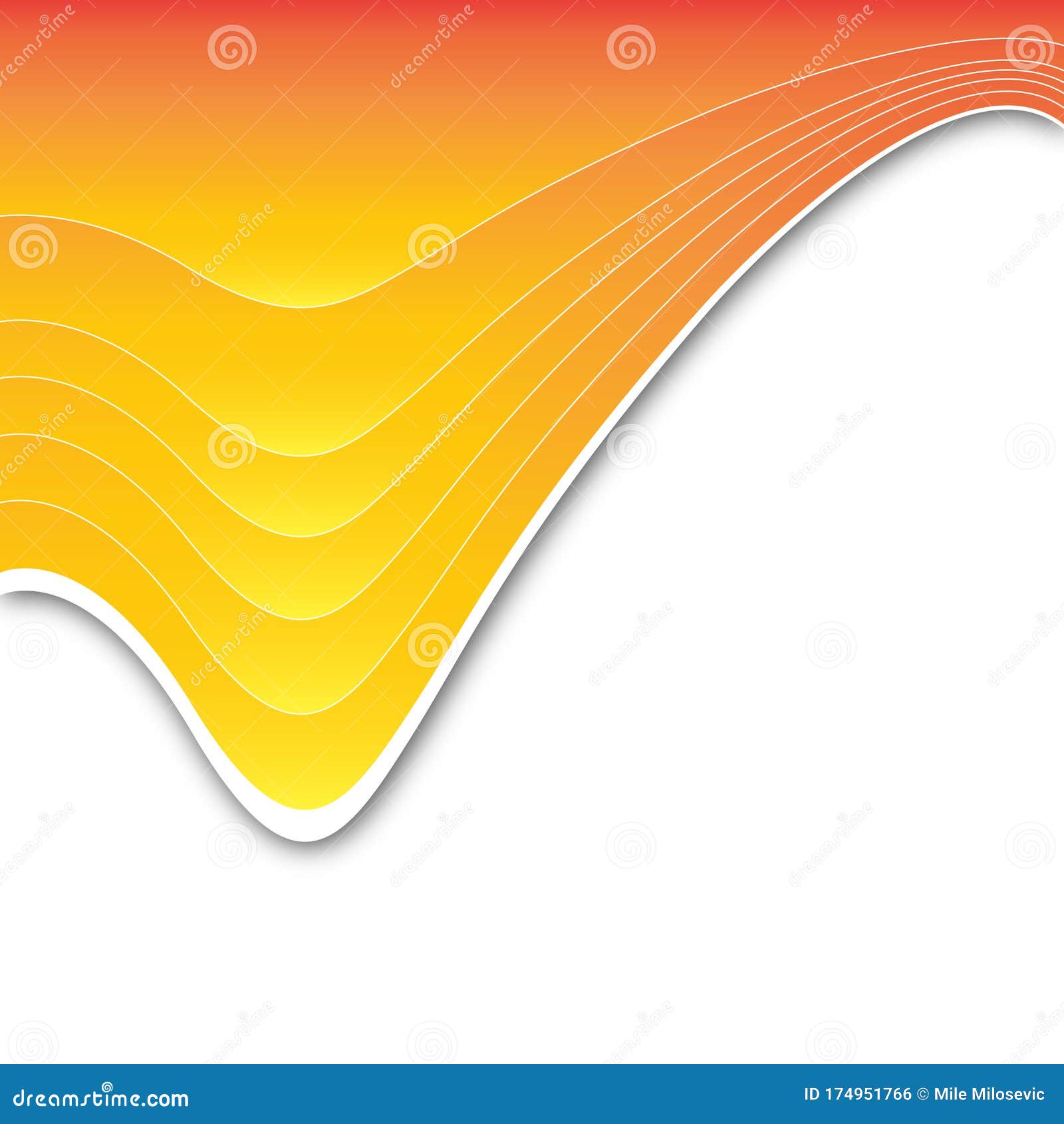 Colorful Waves Design Illustration. Abstract Waves Vector Graphic ...