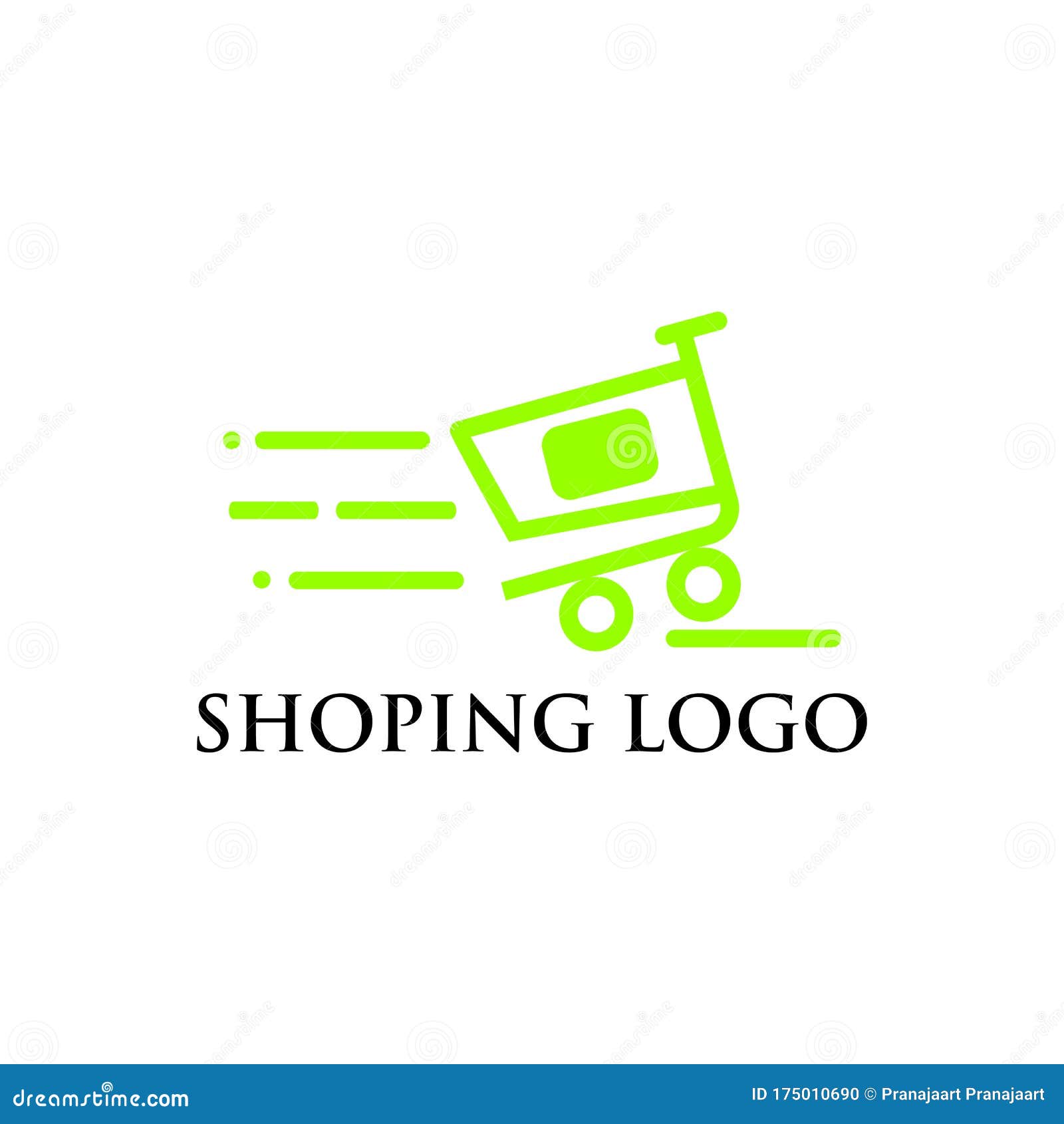 Shoping logo design stock vector. Illustration of graphic - 175010690