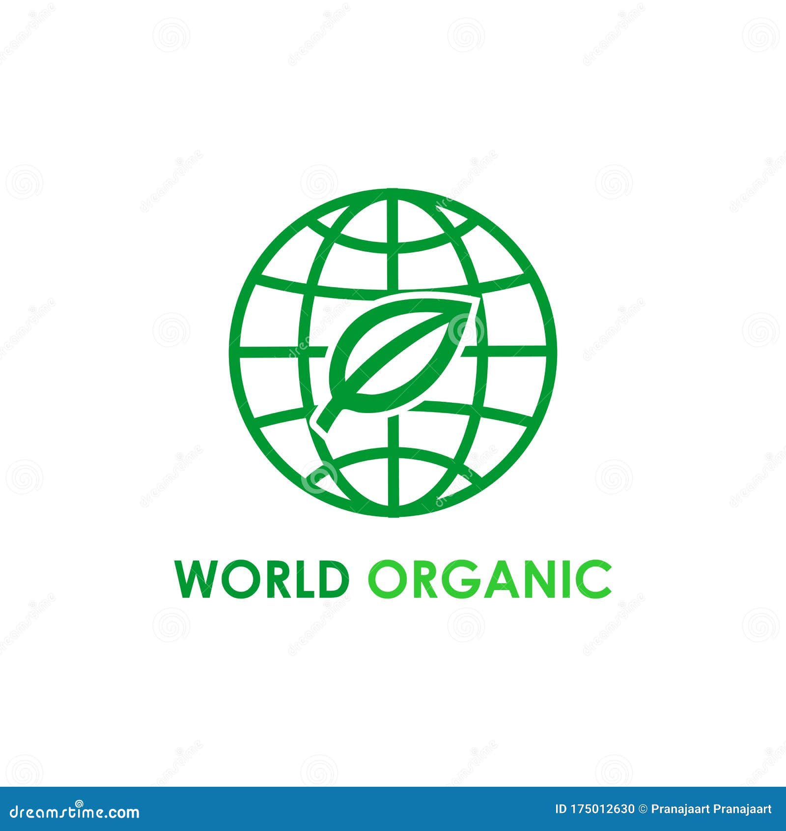World Organic Logo Icon Vector Stock Vector - Illustration of symbol ...