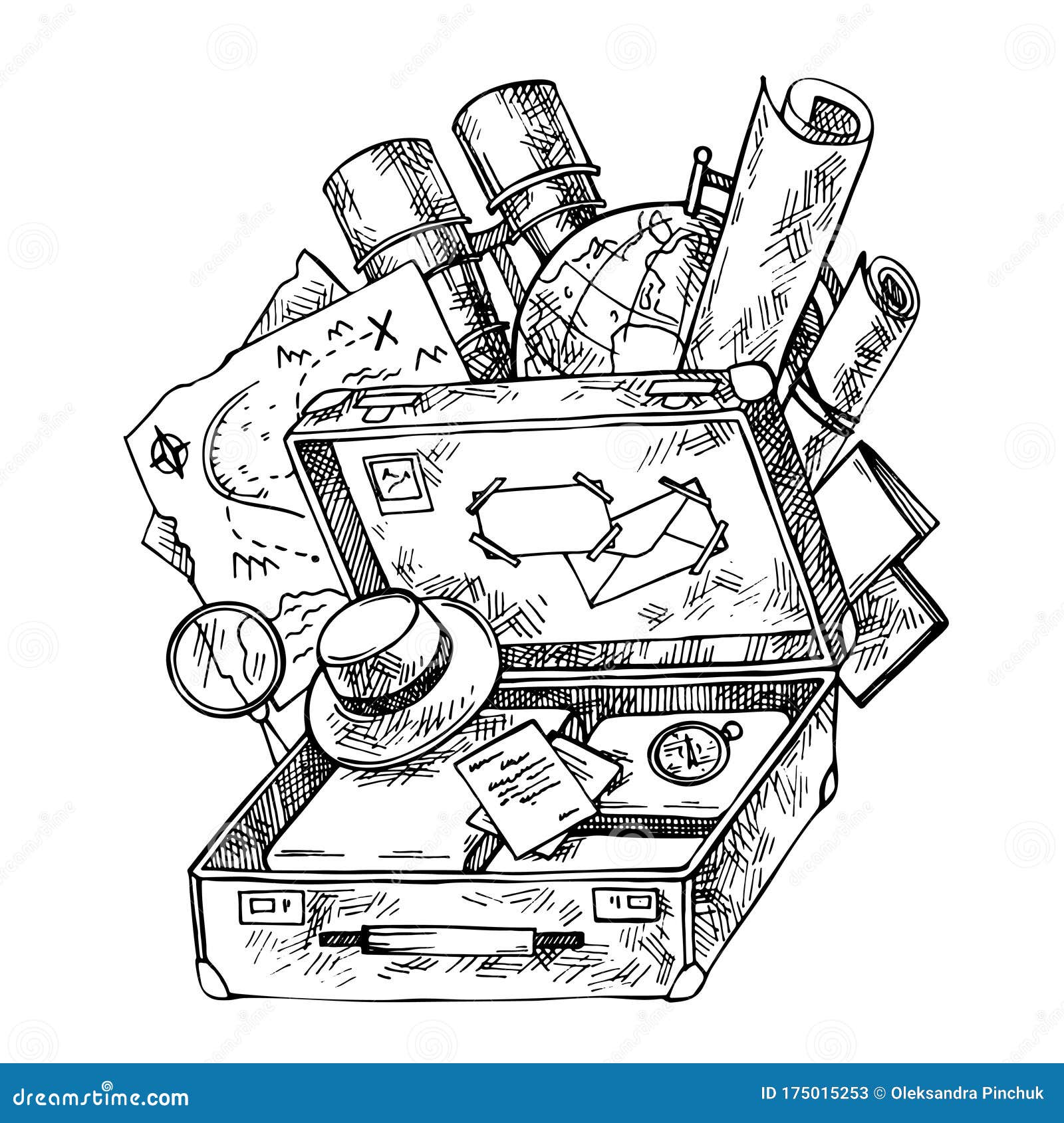 Sketch Open Book Cartoon Outline Royalty-Free Illustration ...