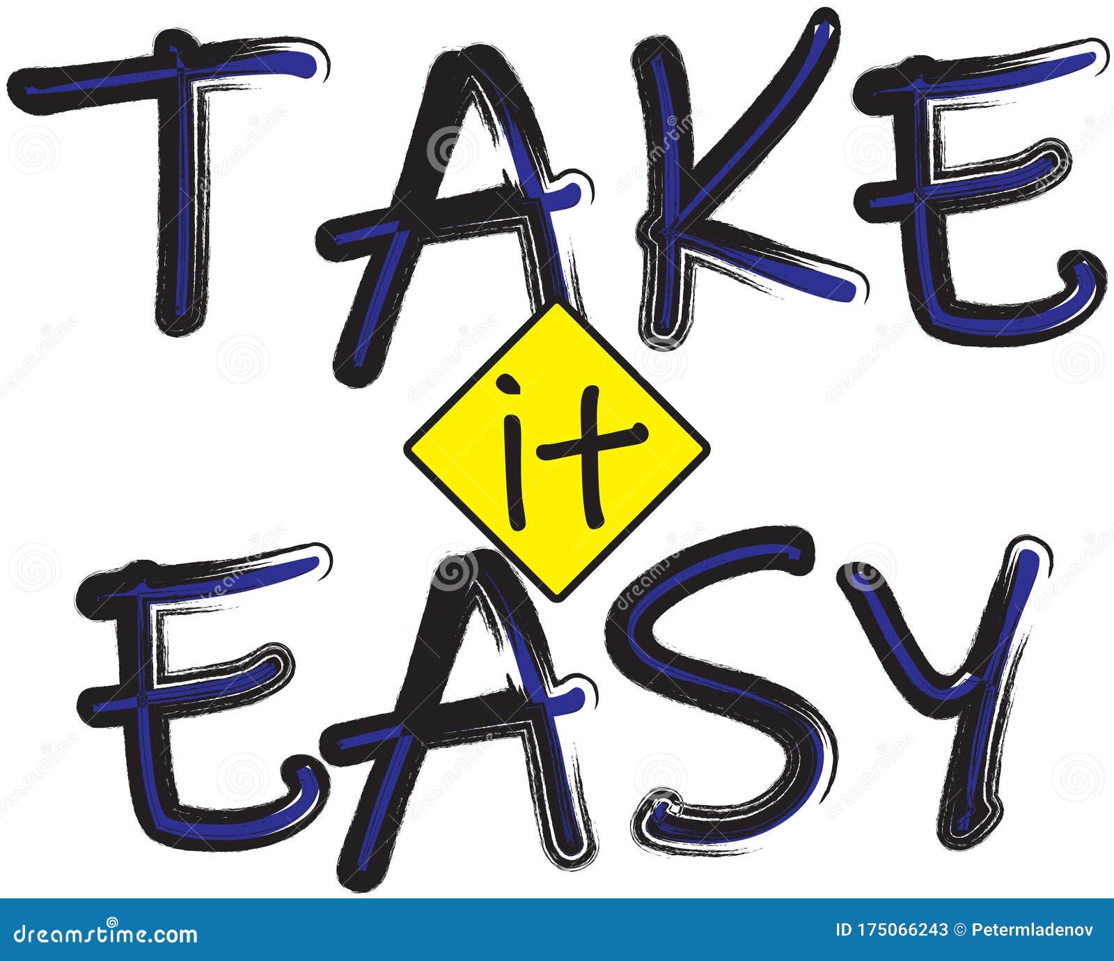 TAKE it EASY - Vector Illustration Design for Textile and Fashion ...