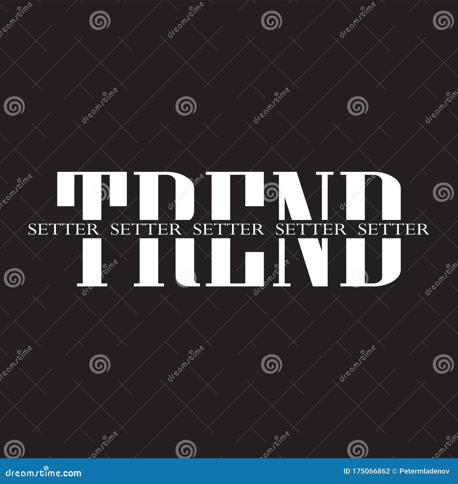 Trend Setter - Vector Illustration Design for Poster, Textile, Banner ...