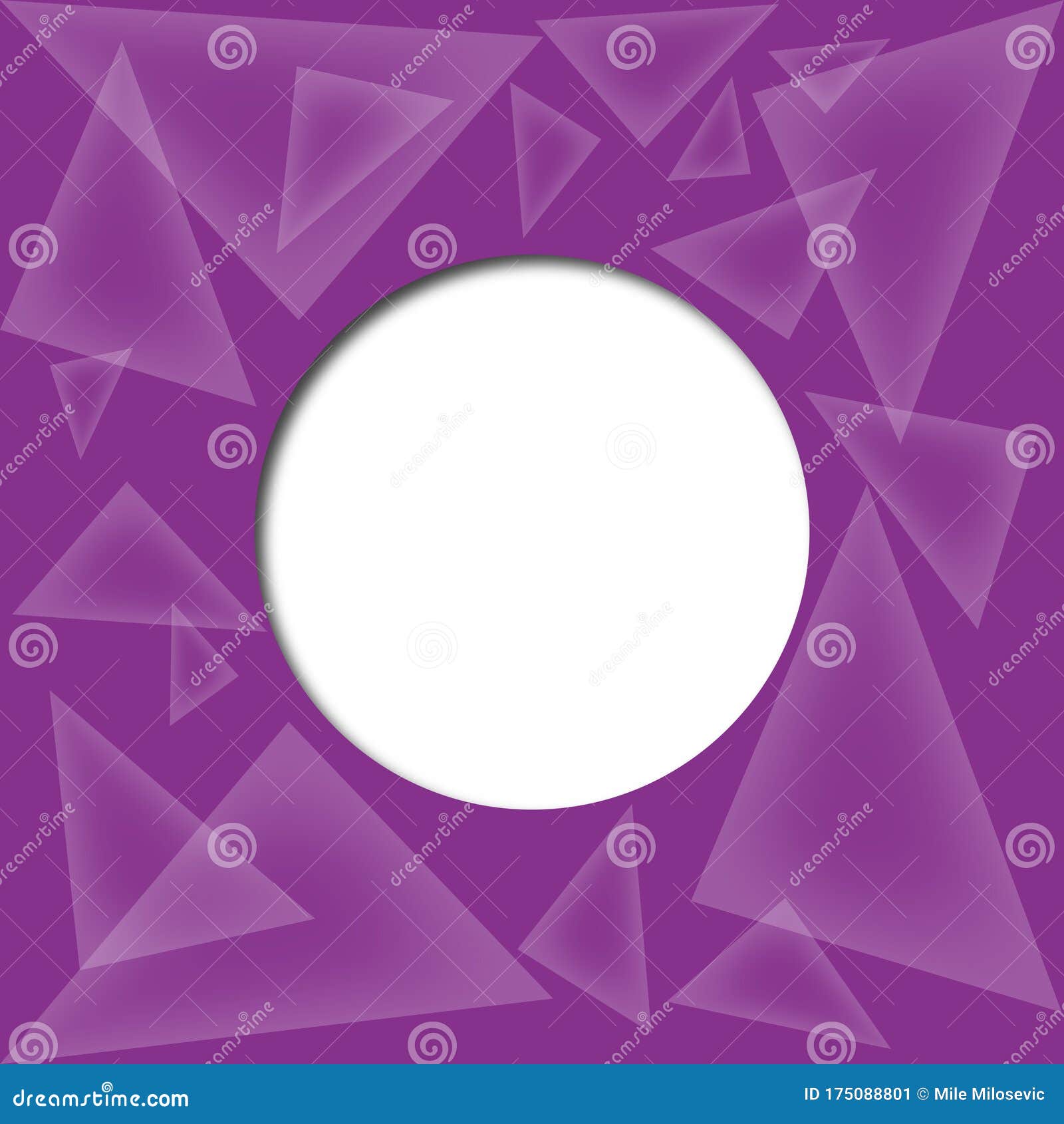 Triangle Design Illustration. Abstract Frame of Triangle Vector Graphic ...