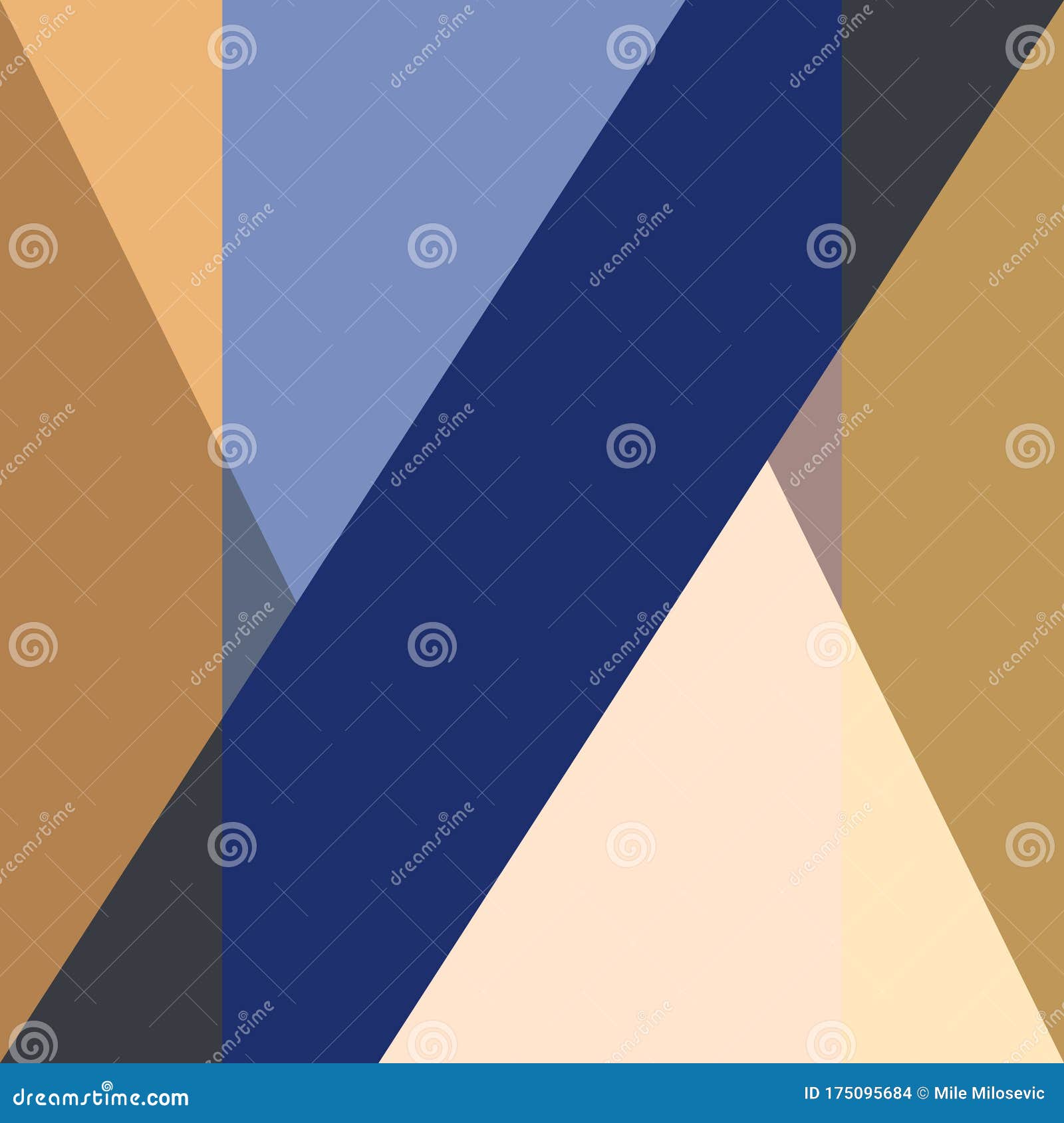 Geometric Pattern with Bold Lines and Triangle. Abstract Triangle ...