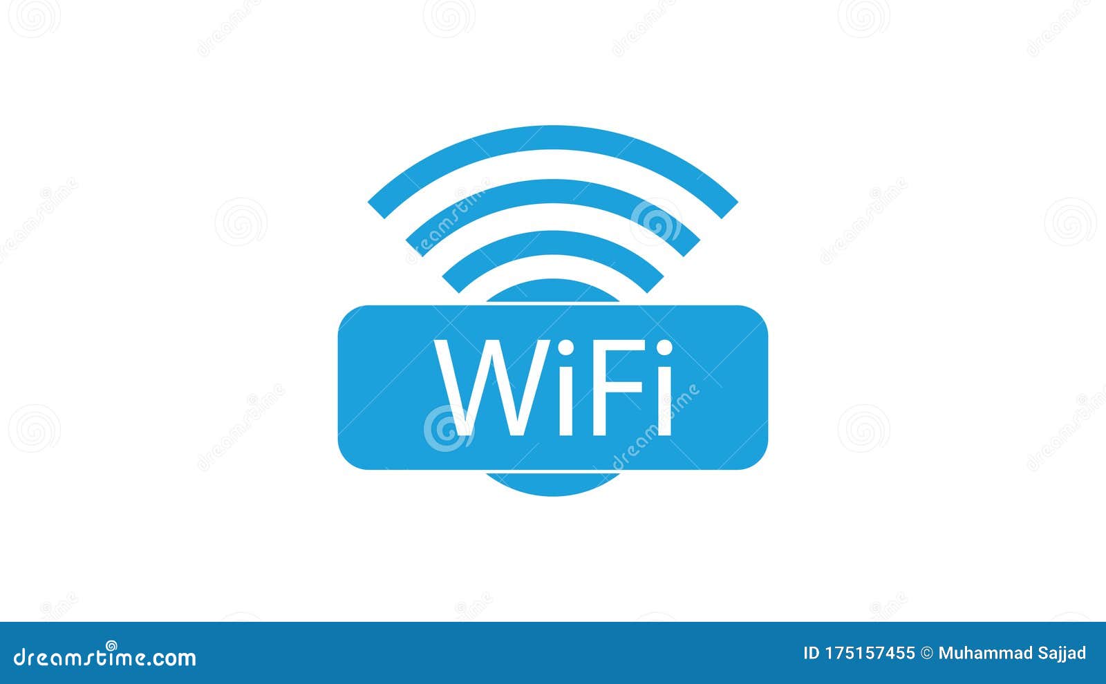 Vector 3D Wifi Wireless Connection Logo Wifi Icon Wifi Sign Editorial ...