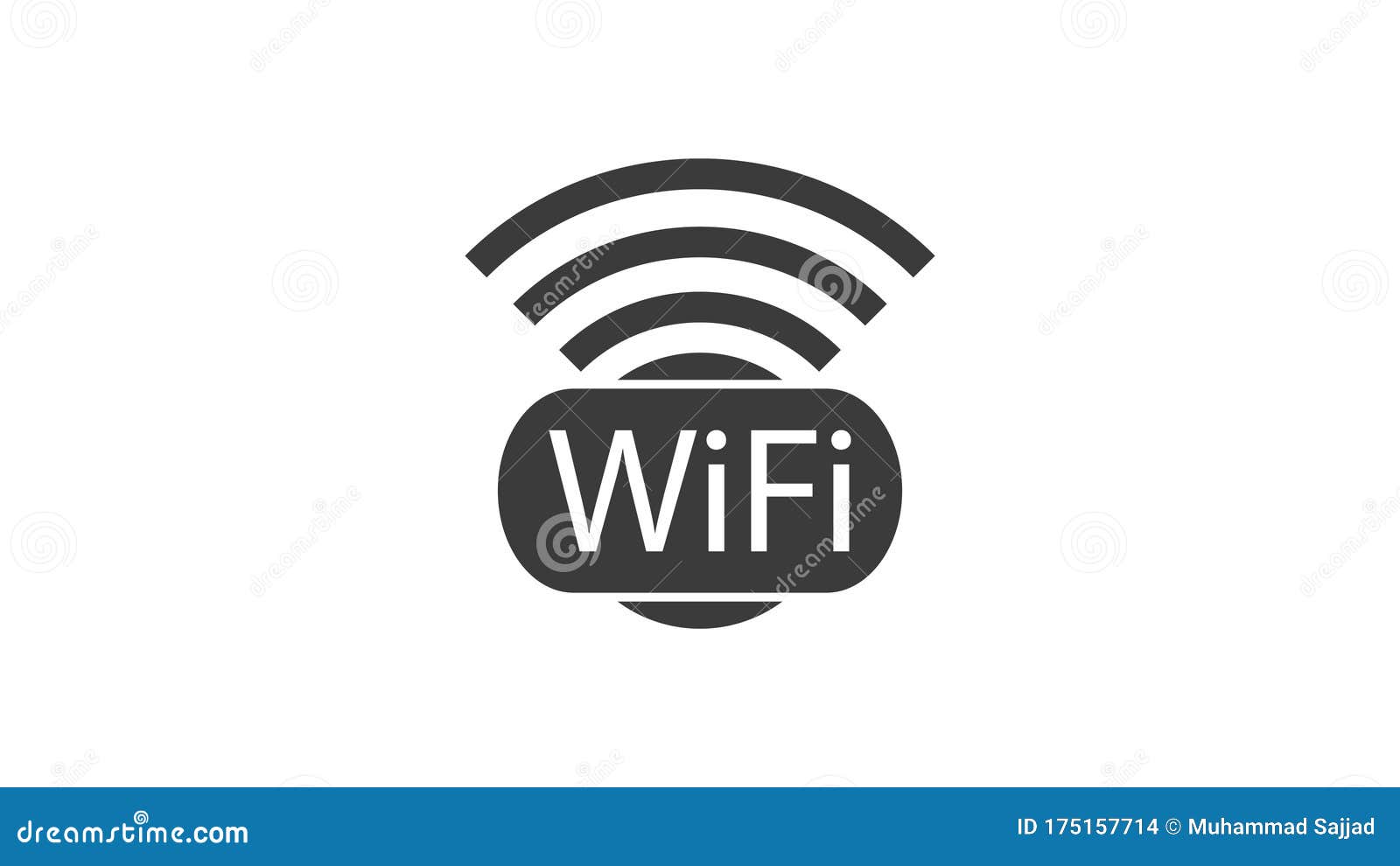 Set of Vector 3D Wifi Wireless Connection Logo Wifi Icon Wifi Sign ...