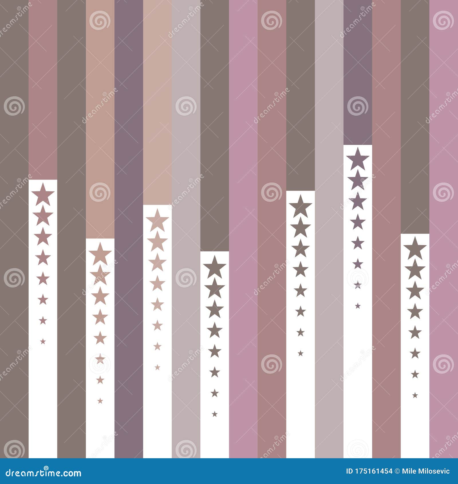 Bold Line with Stars. Abstract Pattern Background Stock Vector ...