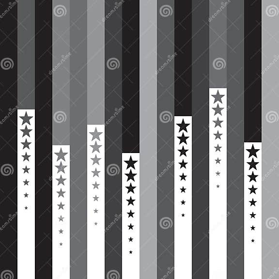 Bold Line with Stars. Abstract Pattern Background Stock Vector ...