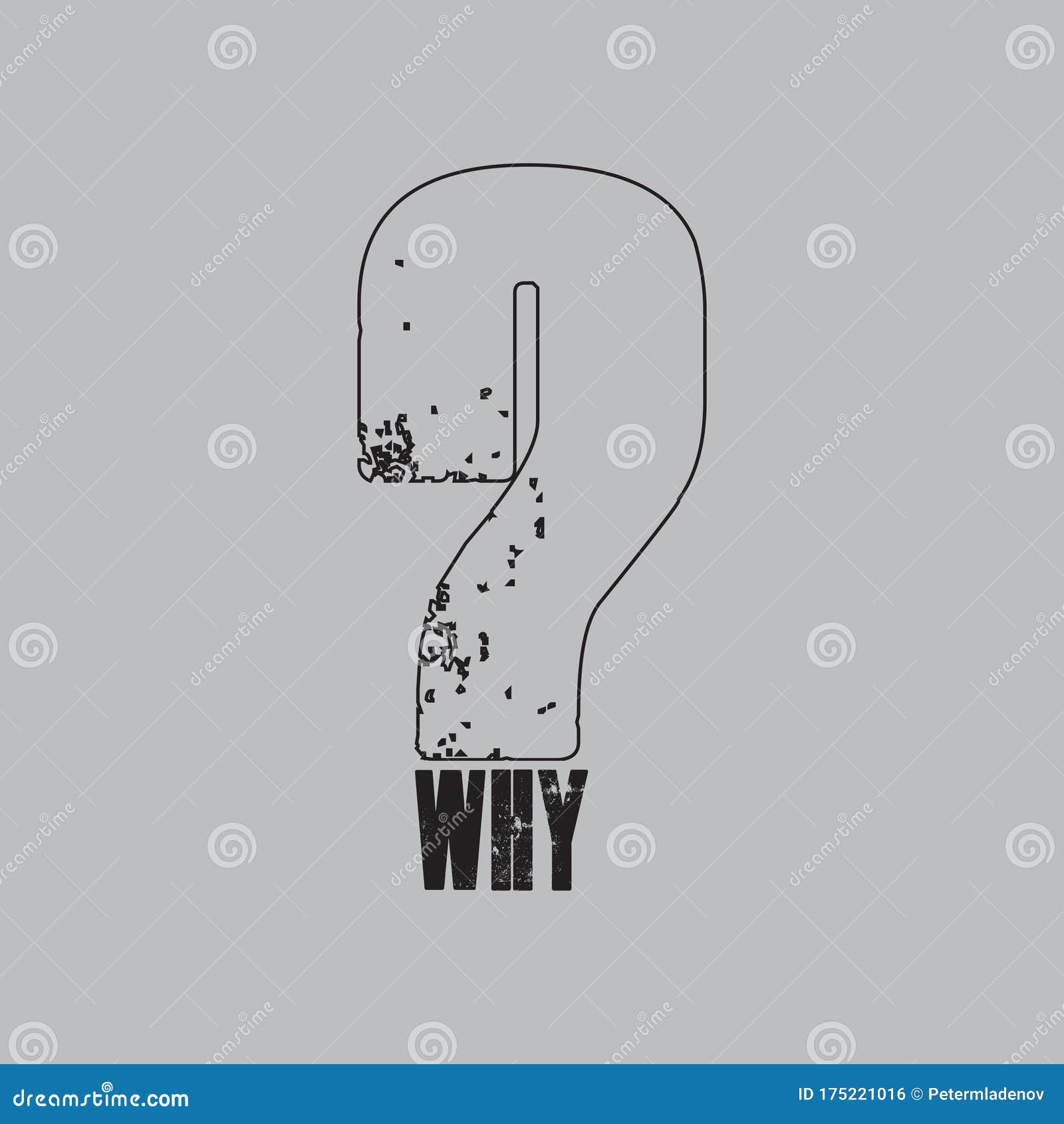 Question Mark WHY - Vector Illustration Design for Banner, T Shirt ...