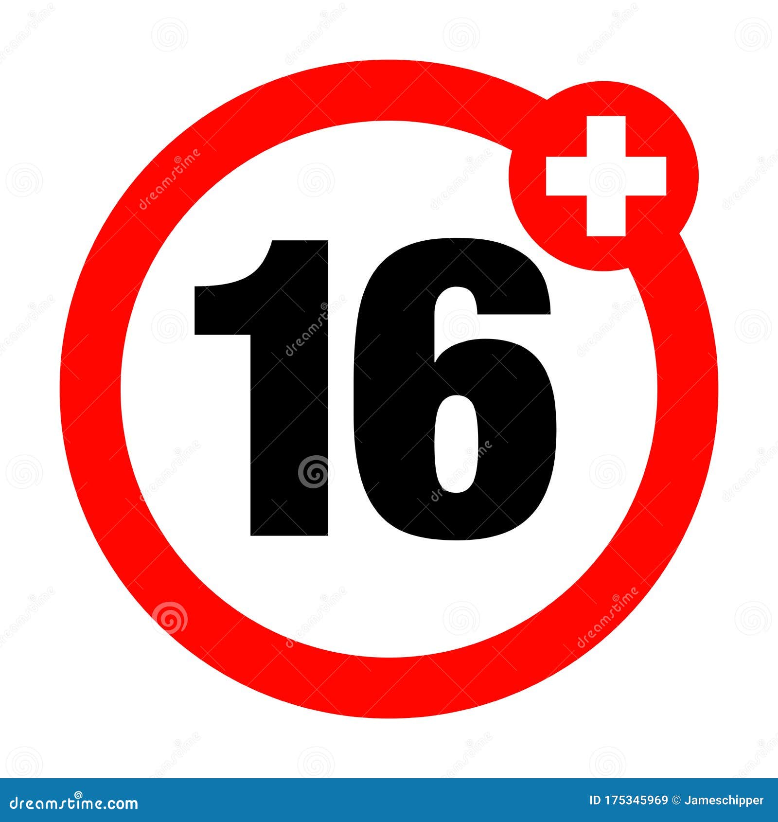 Sixteen years over icon stock vector. Illustration of label - 175345969