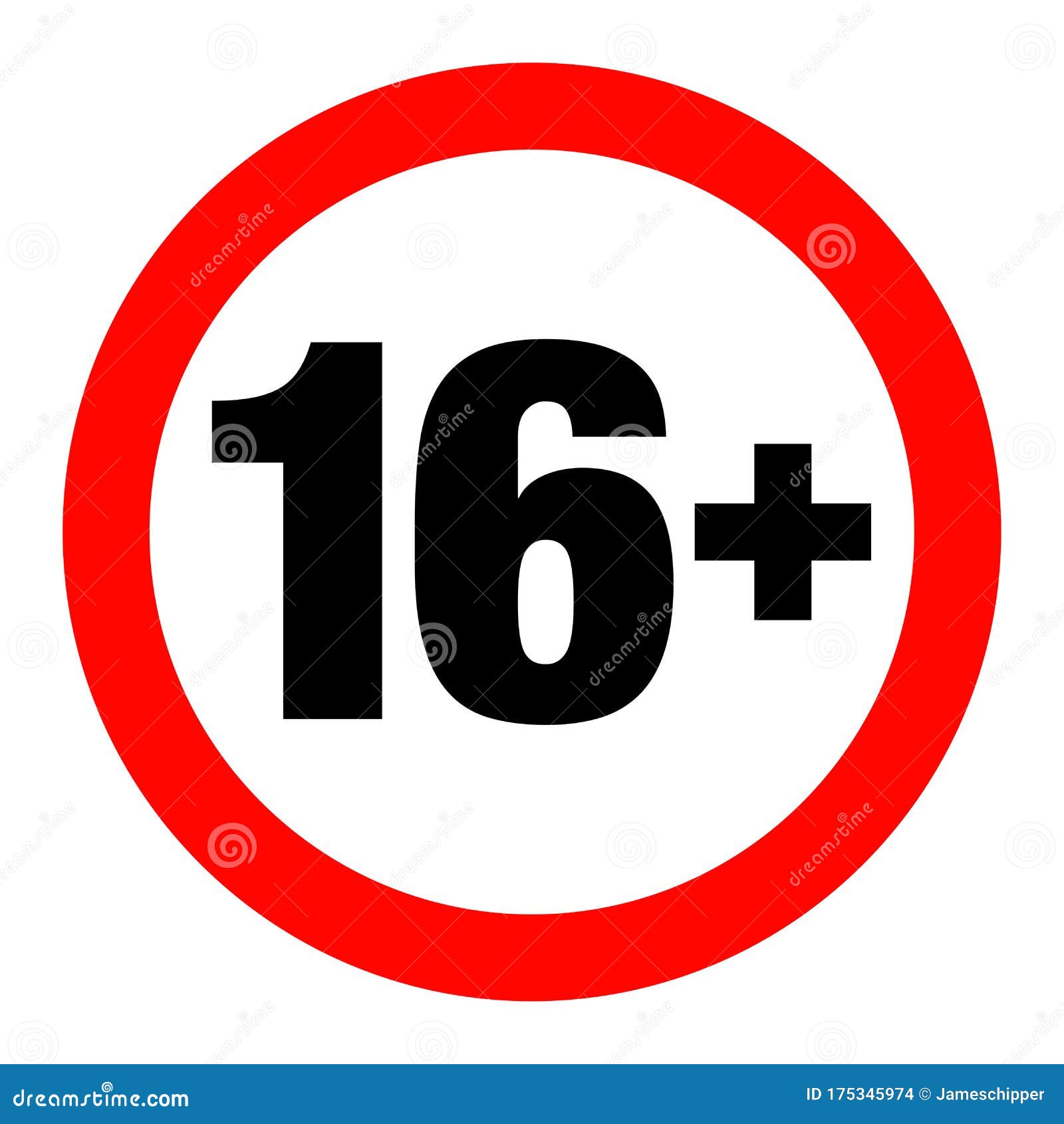 Sixteen years over icon stock vector. Illustration of sign - 175345974