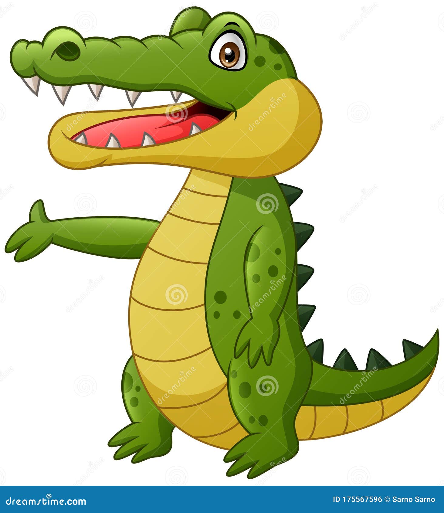 Cute Crocodile Cartoon | CartoonDealer.com #78102001