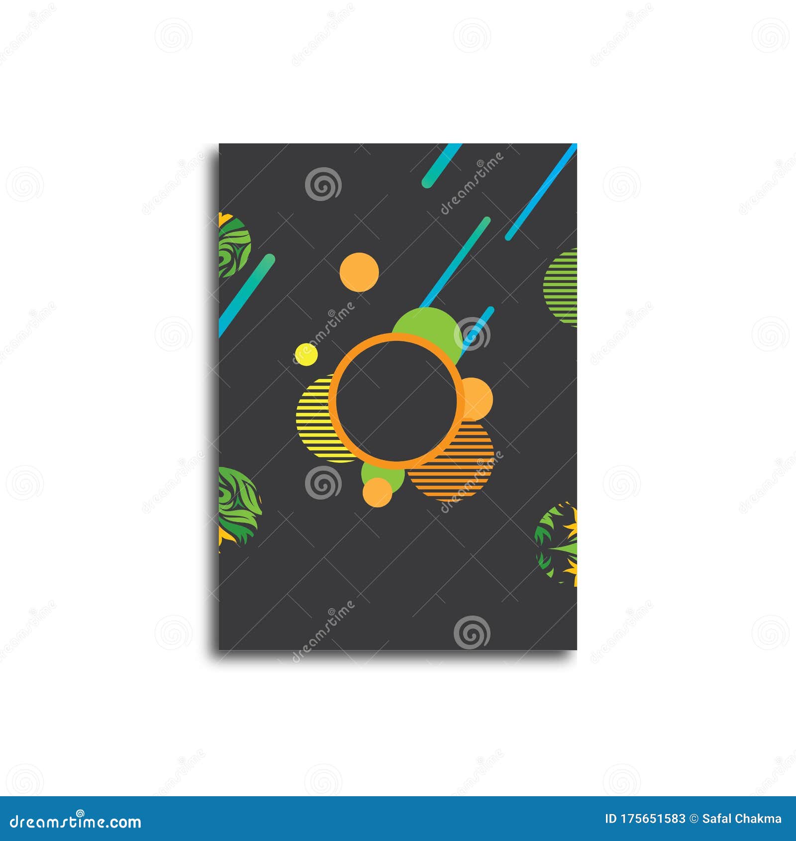 Eye Catching Flyer or Poster Cover Design. Vector with Print Ready ...