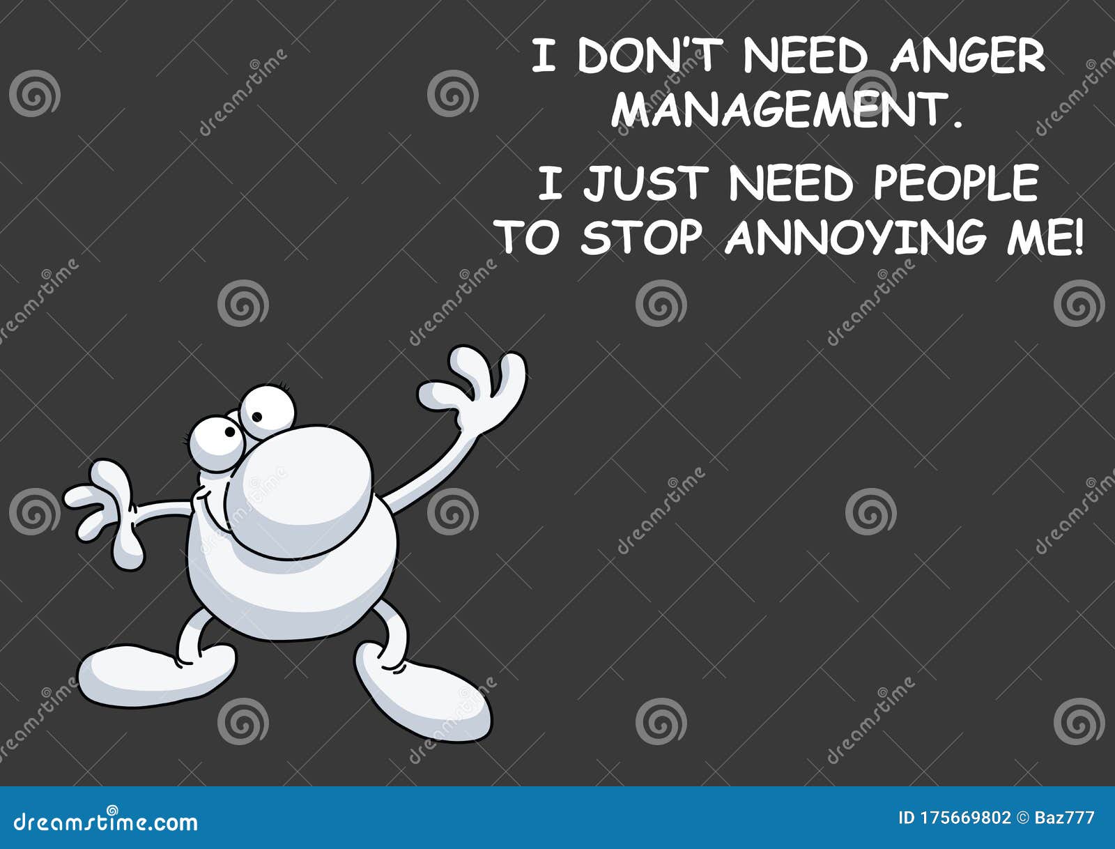 Anger Management Doodle Cartoon Vector | CartoonDealer.com #76181531