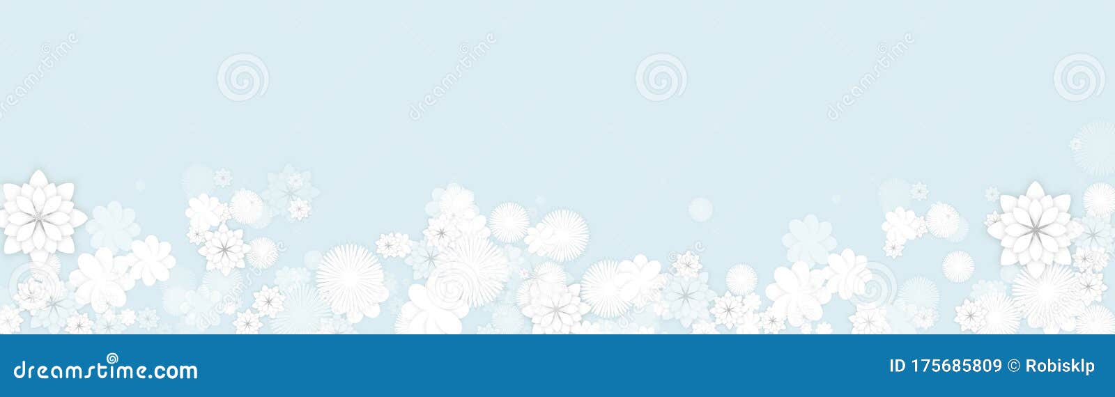 Spring Floral Banner Background Design Stock Vector - Illustration of ...