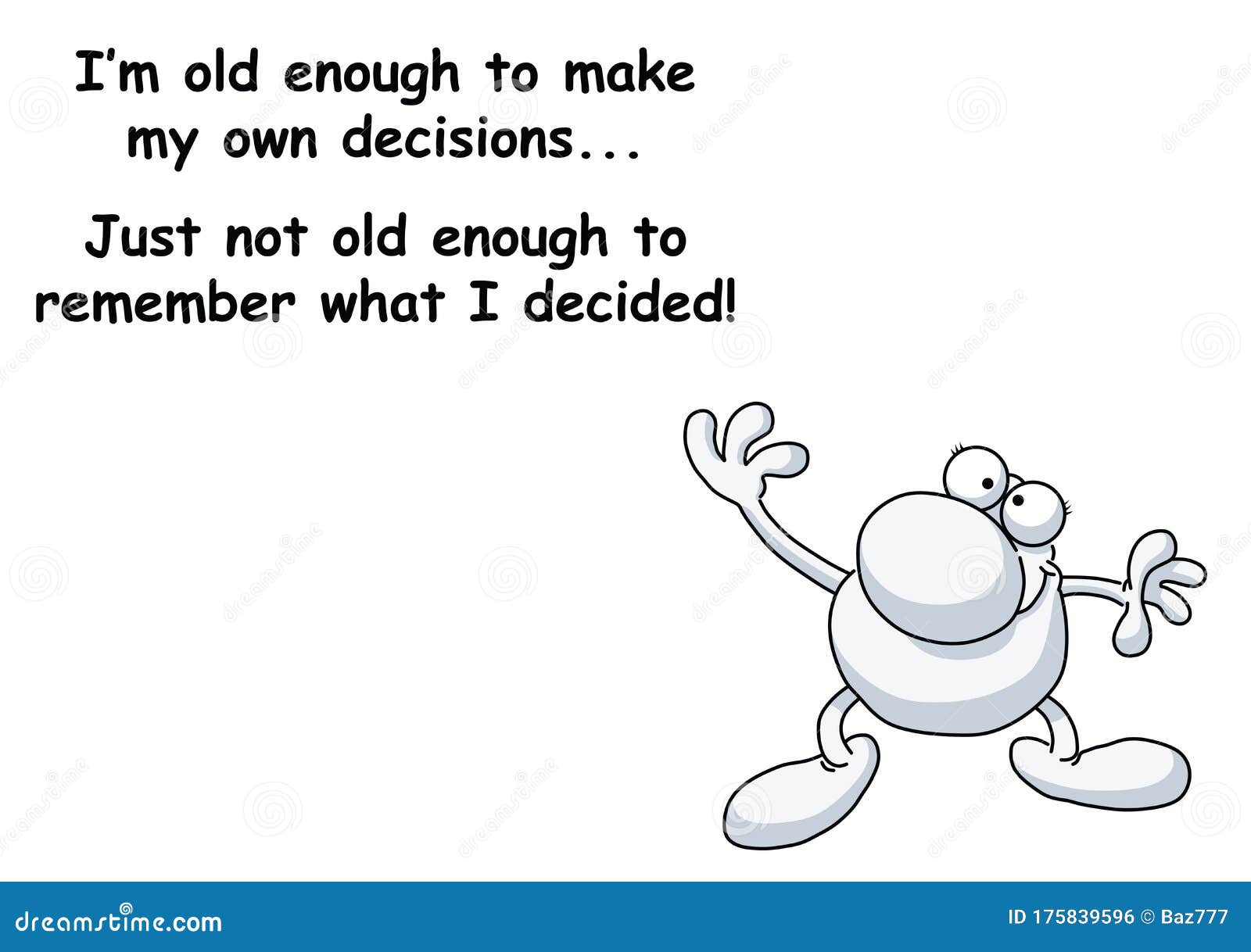 Old Age Forgetfulness Stock Illustrations – 56 Old Age Forgetfulness ...