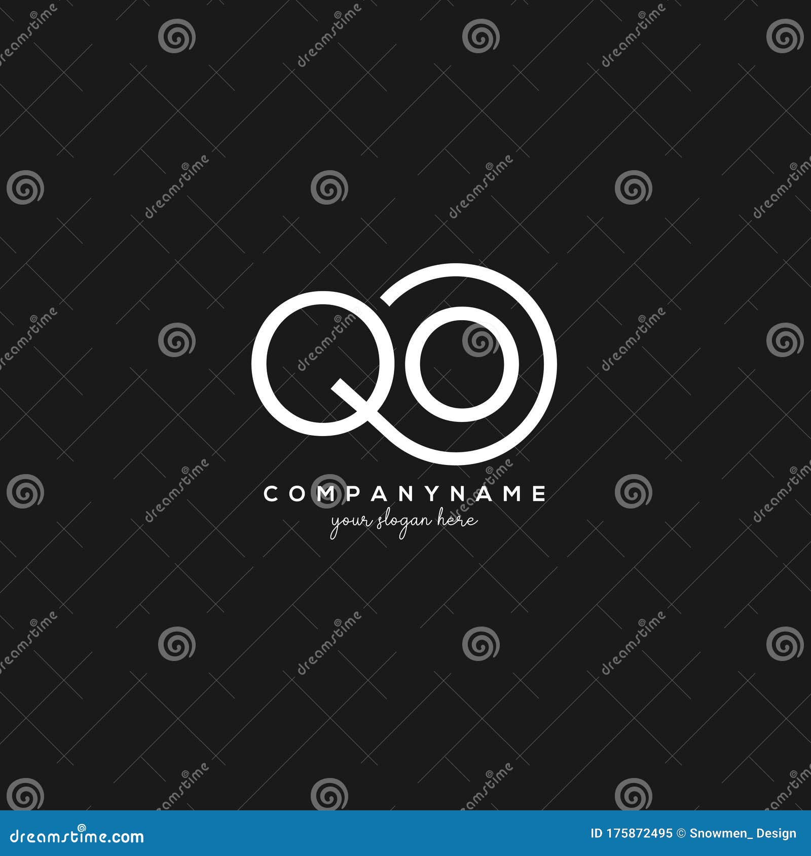 Initial Letter with Circle Combination. Stock Vector - Illustration of ...