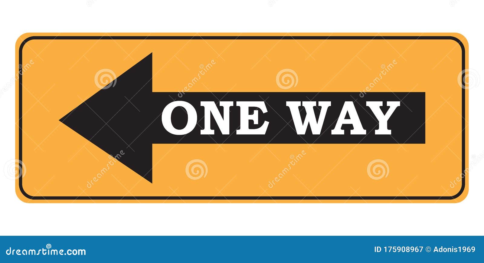 Traffic Signs One Way Signs Stock Illustrations – 455 Traffic Signs One ...