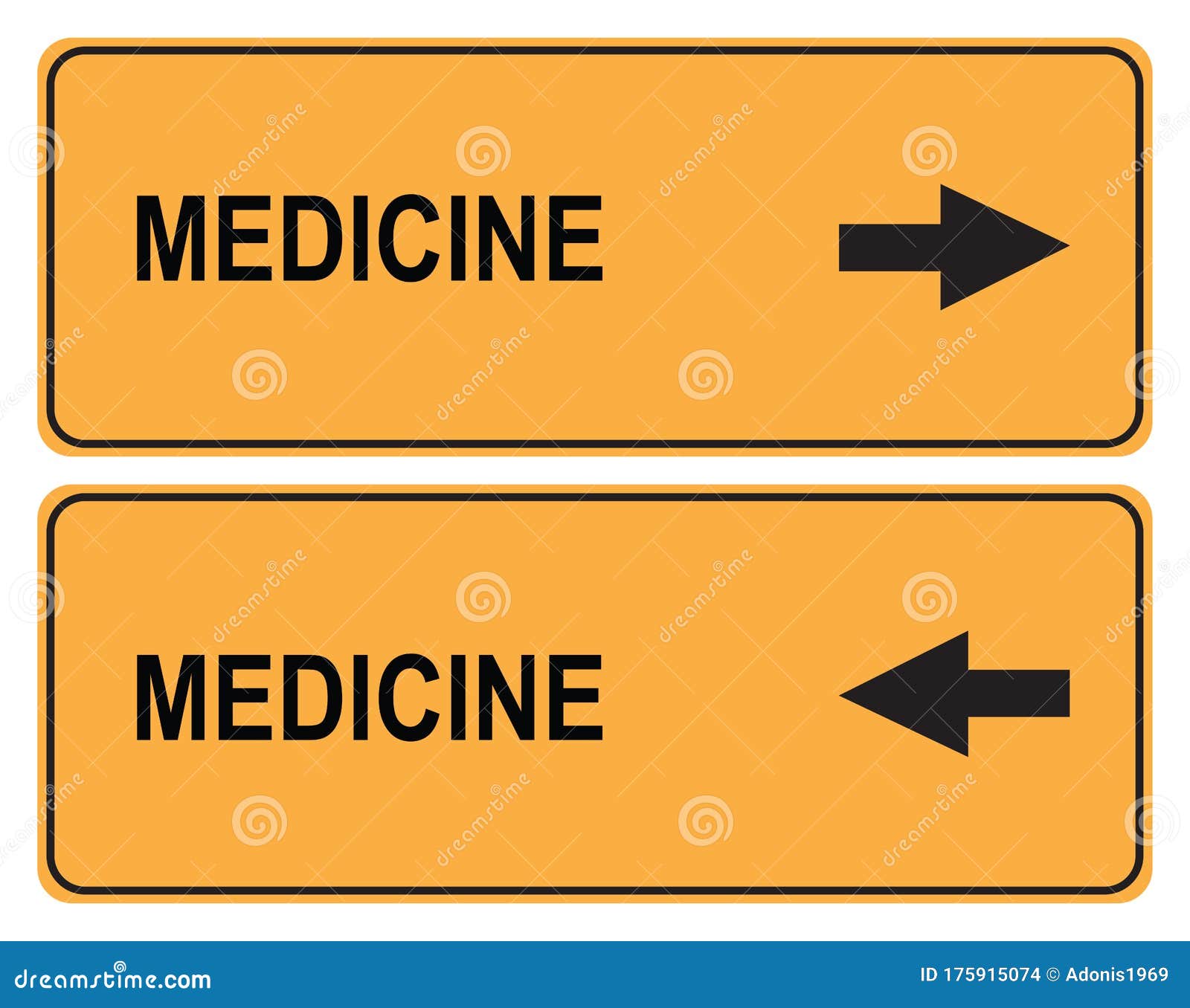 Medicine traffic sign stock illustration. Illustration of health ...